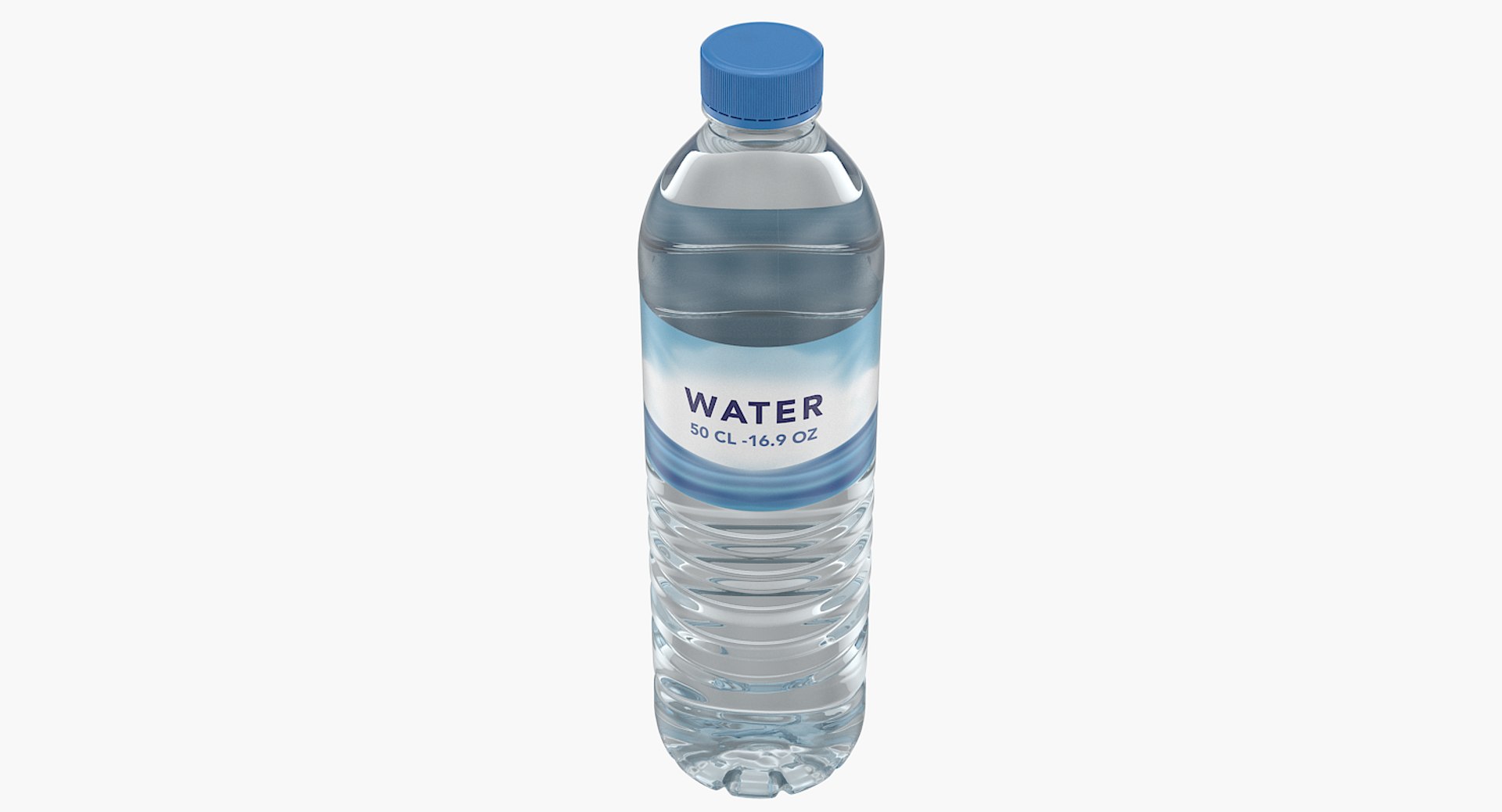 3D Water Bottle 50 Cl Model - TurboSquid 1305882