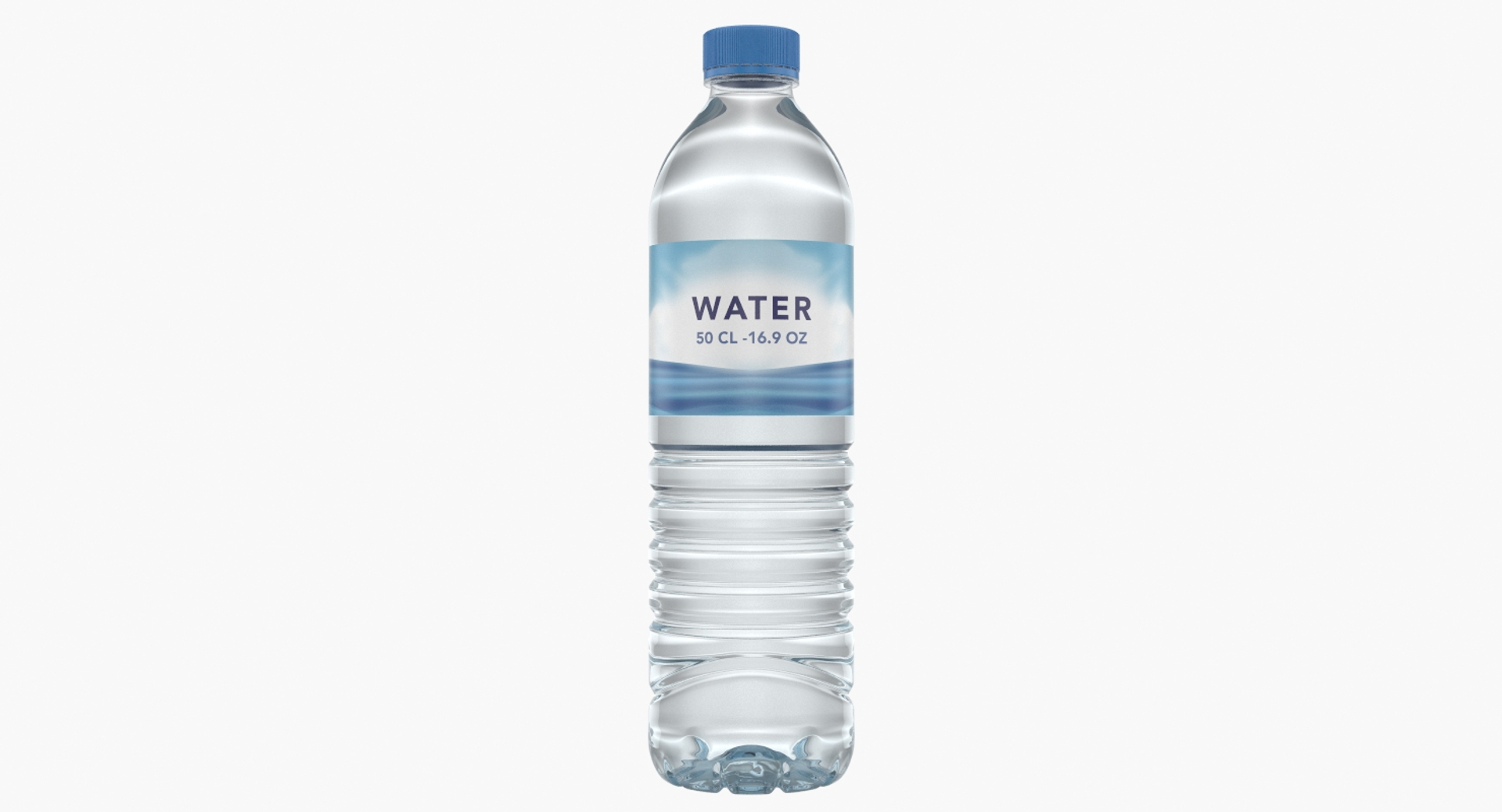 3D Water Bottle 50 Cl Model - TurboSquid 1305882