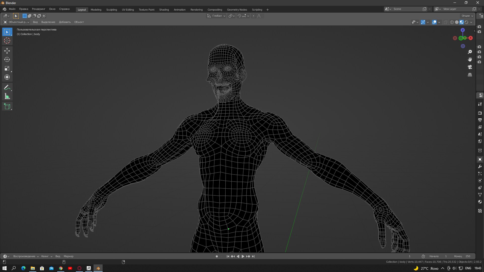 3D Zombie Model - TurboSquid 1779960