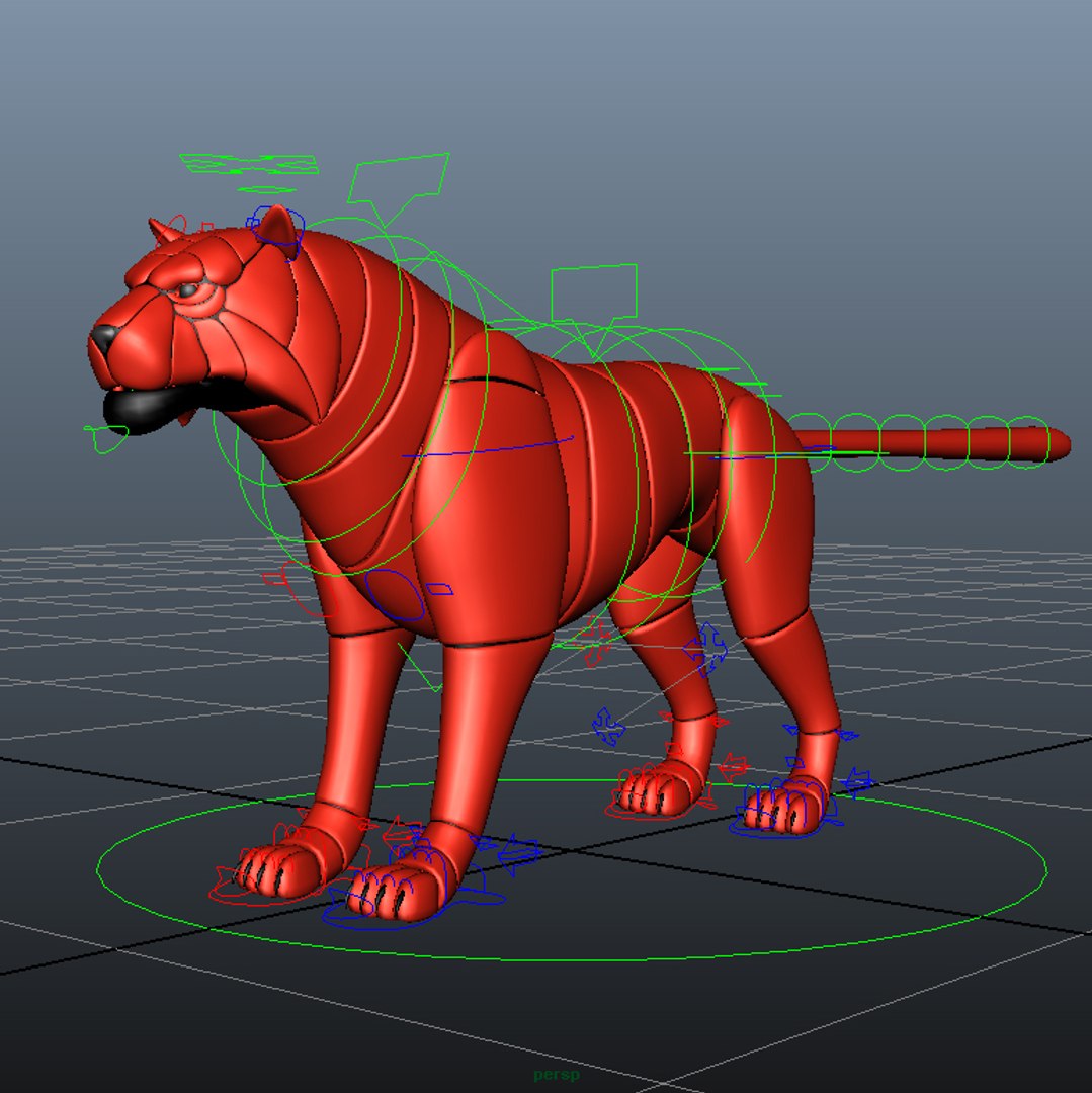 Tiger Cat Mechanic Rig 3D Model - TurboSquid 1182466