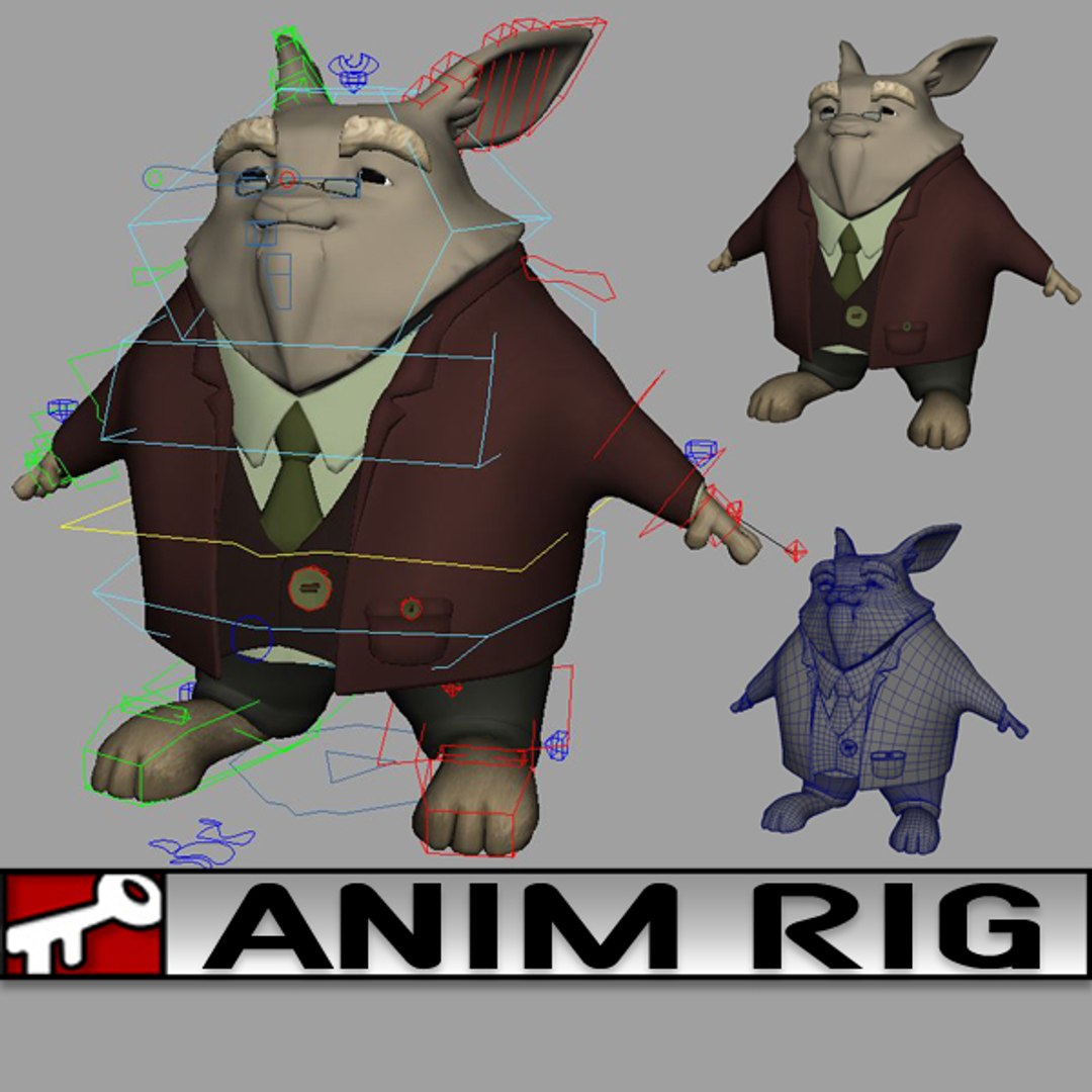 Rig 2014 Animation 3d Model