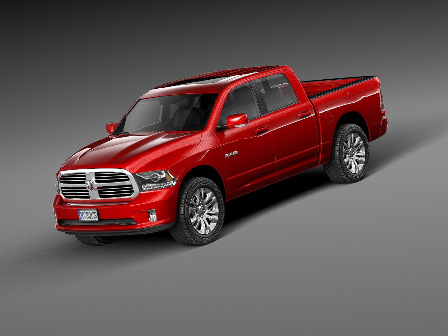 2012 2013 Dodge Sport 3d Obj