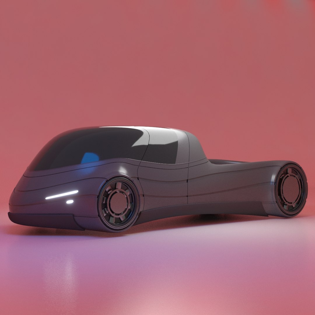 3D Futuristic Vehicle Model - TurboSquid 1559683