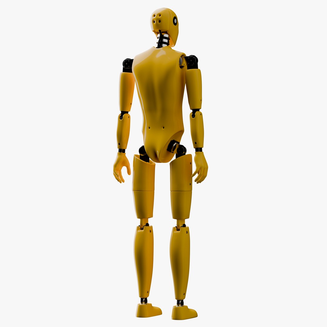 3D Crash Test Male Mannequin Model - TurboSquid 2191793