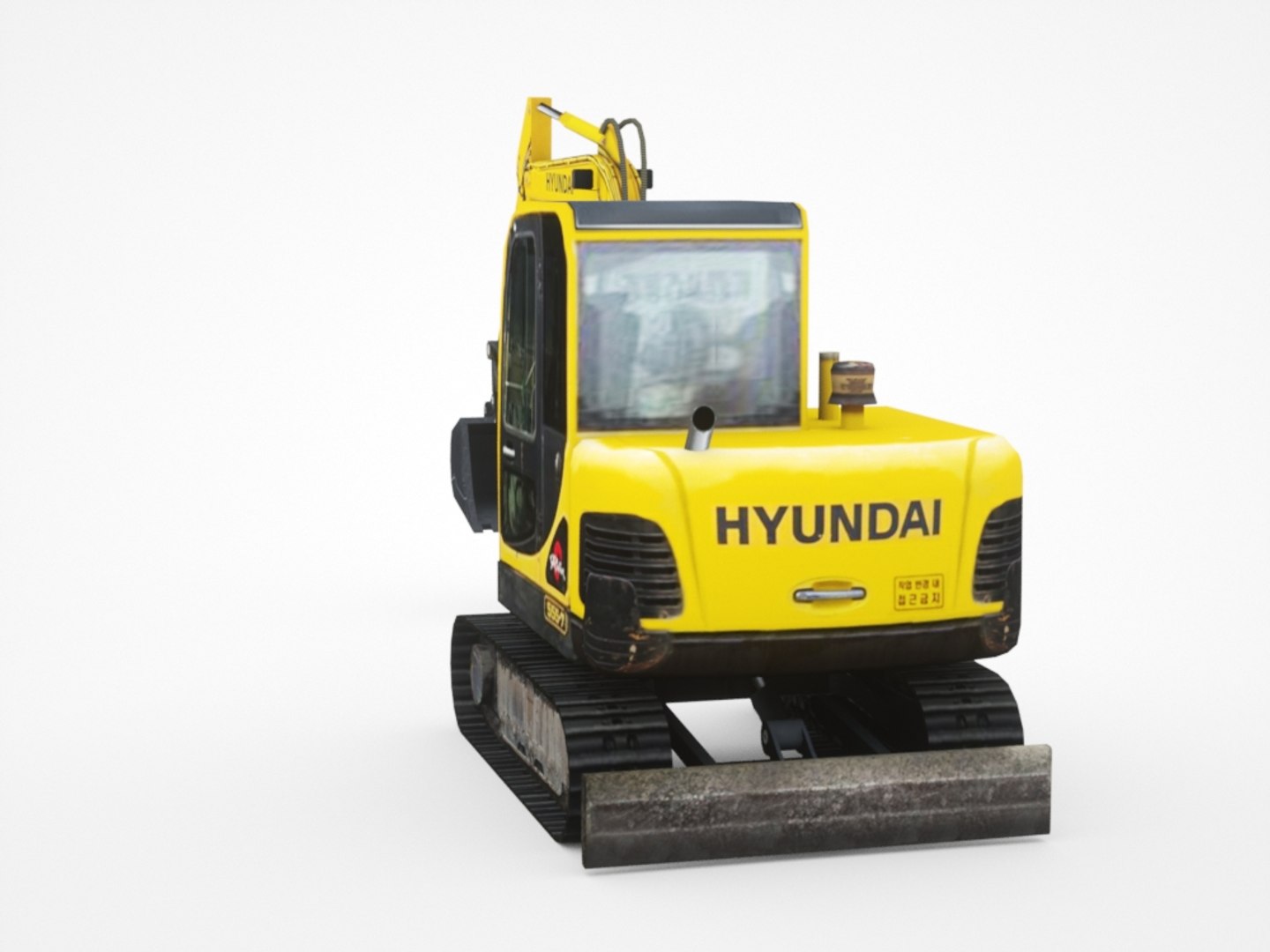 Hyundai R55-5 Mini Excavator 3D - TurboSquid 1382727