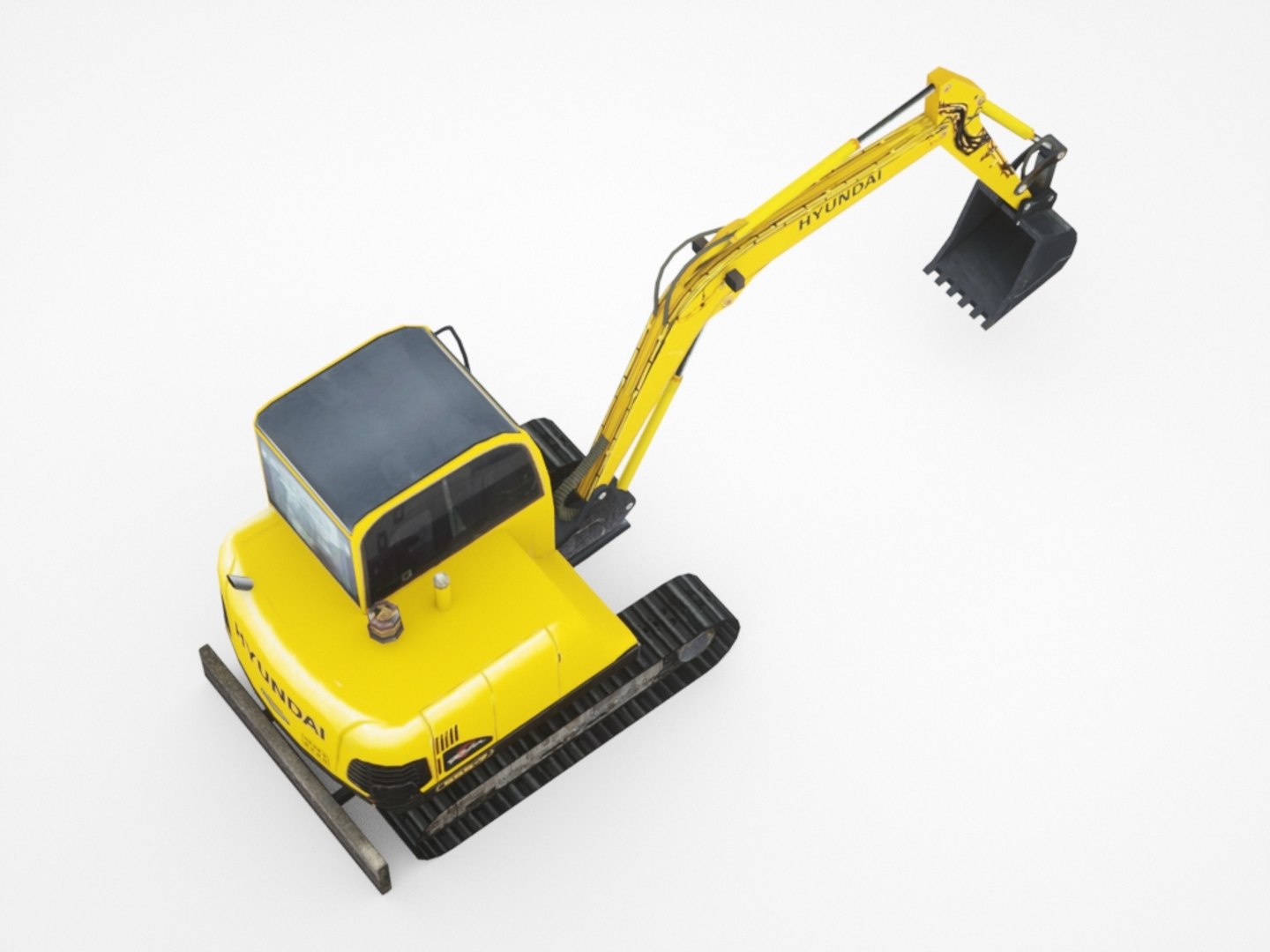 Hyundai R55-5 Mini Excavator 3D - TurboSquid 1382727