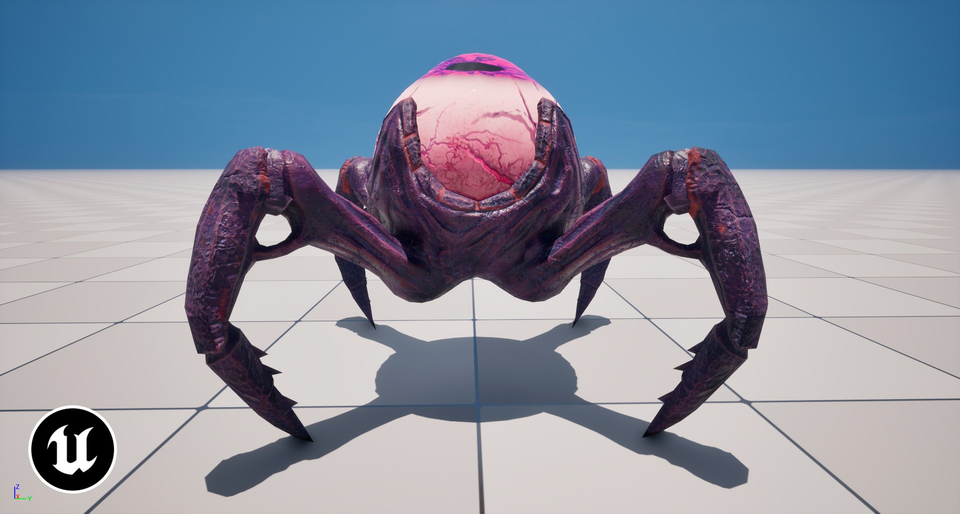 Eye Spider Unreal Character 3D Model - TurboSquid 2250996
