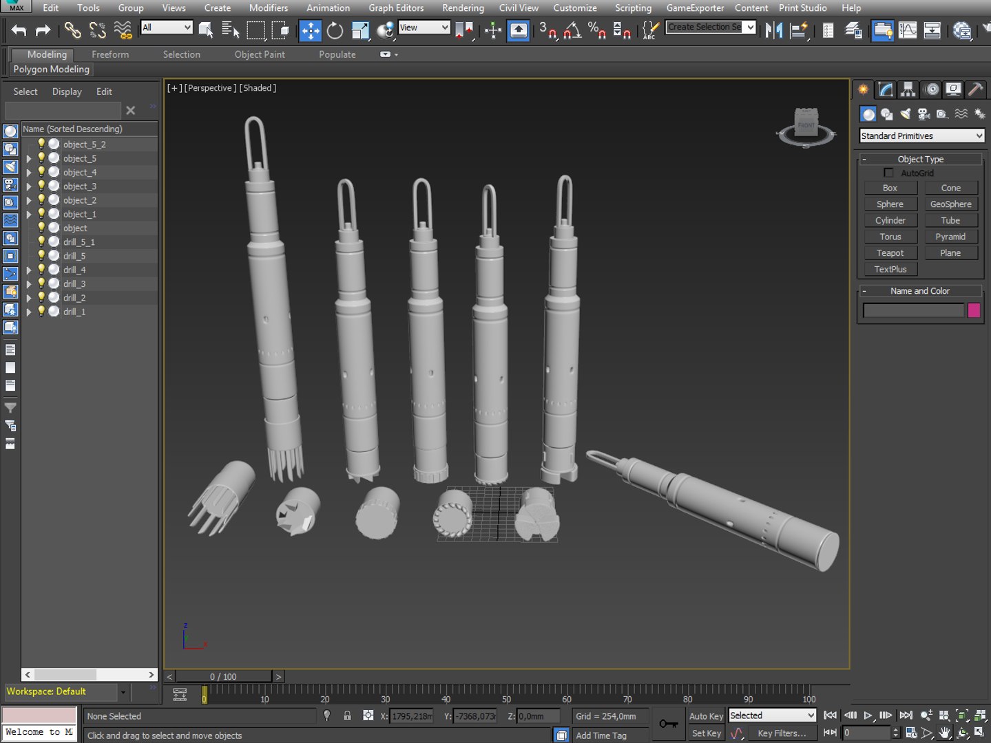 3d photorealistic tools oil production model