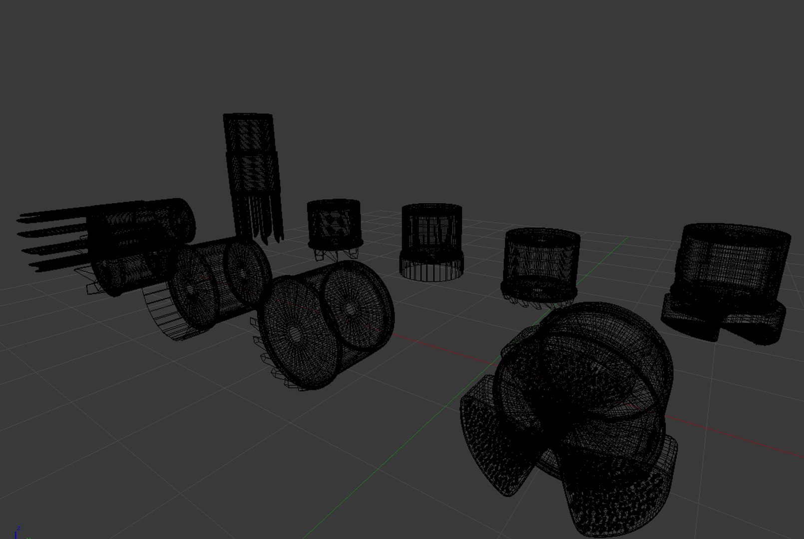 3d photorealistic tools oil production model