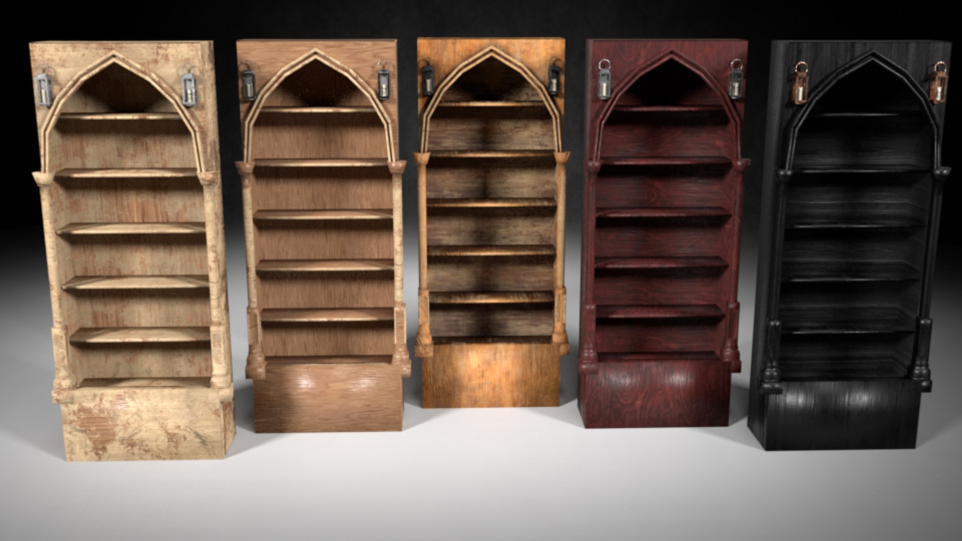 3D Shelf Blender Unreal Engine - TurboSquid 1290705