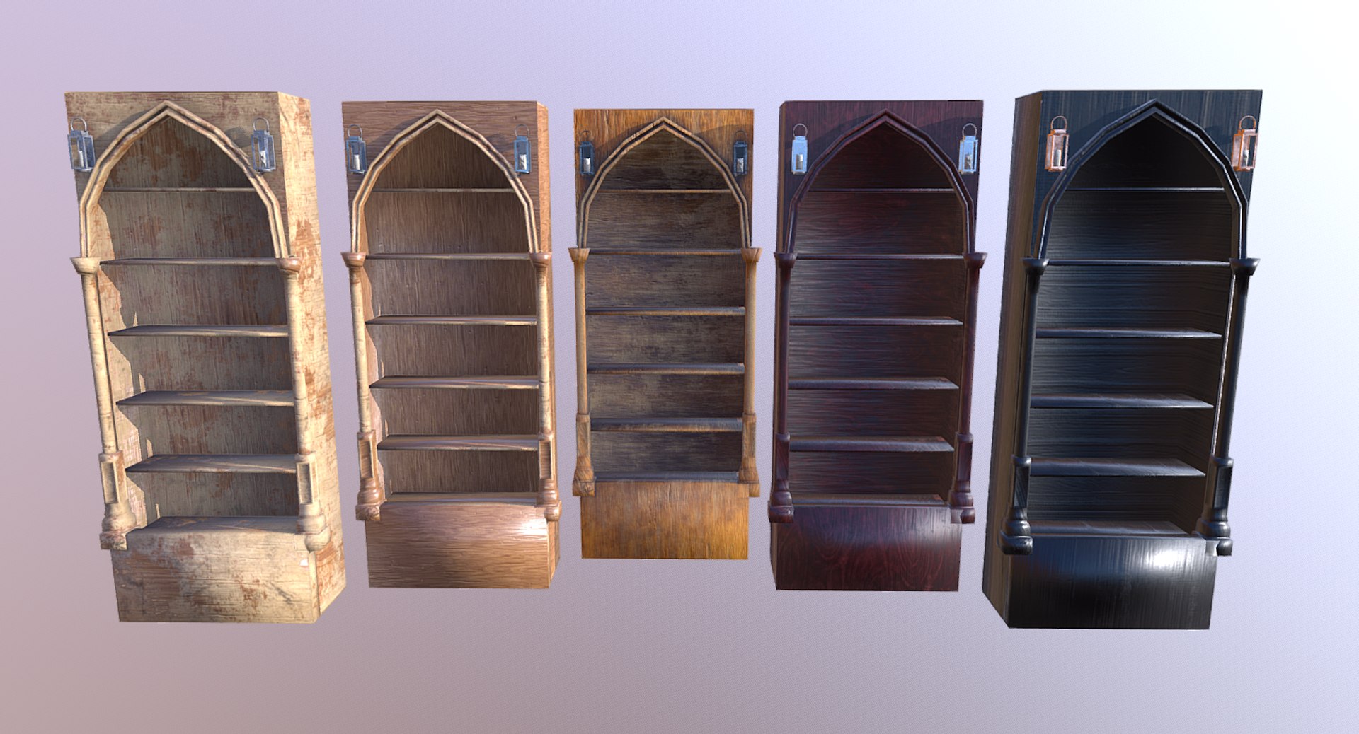 3D Shelf Blender Unreal Engine - TurboSquid 1290705