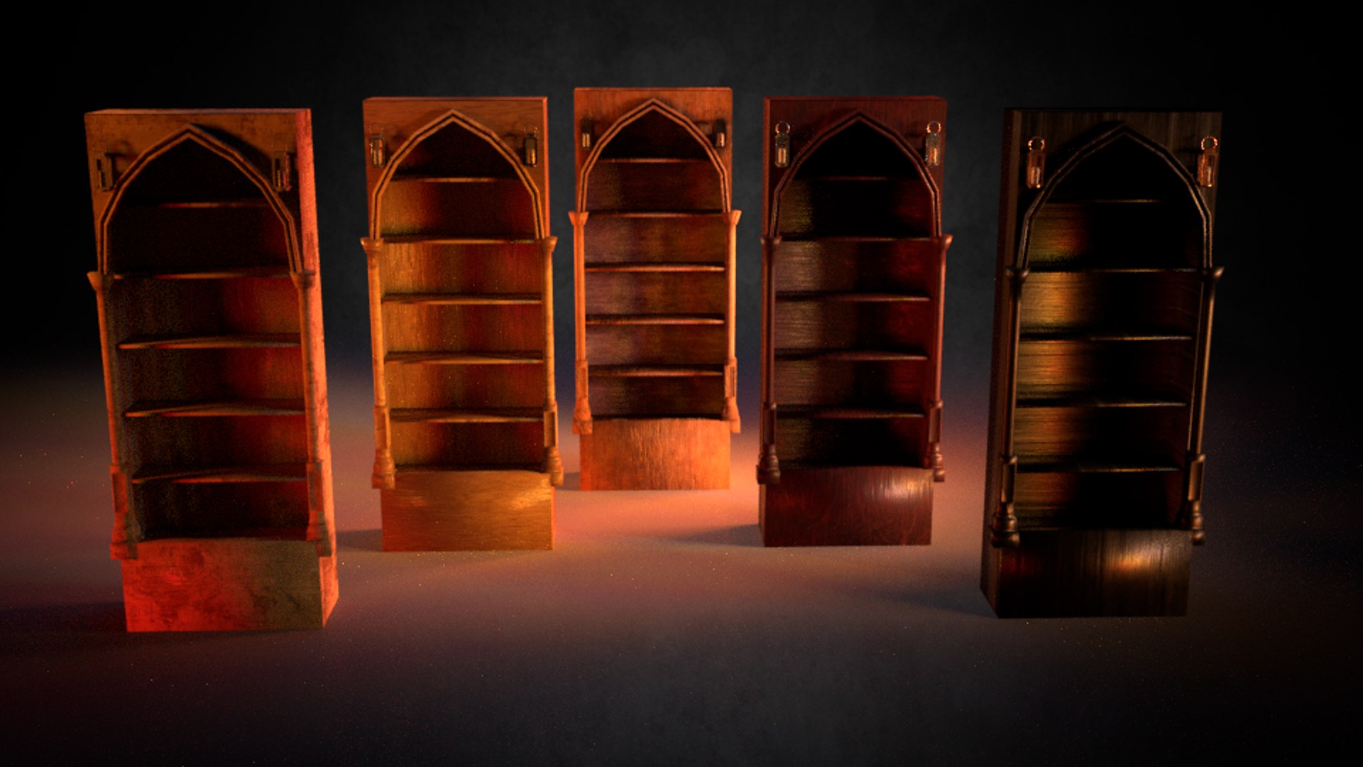 3D Shelf Blender Unreal Engine - TurboSquid 1290705