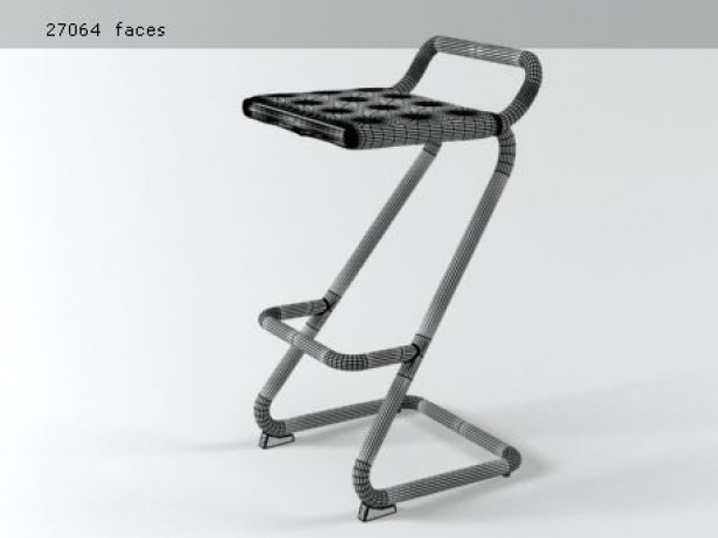 Free 3D Model Barstool Kristalia - TurboSquid 1181441