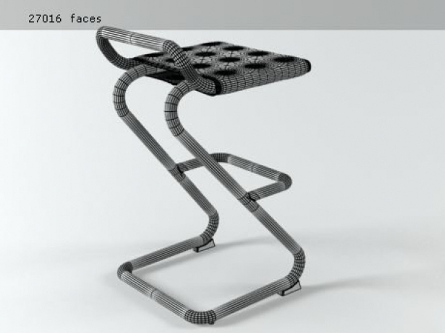 Free 3D Model Barstool Kristalia - TurboSquid 1181441
