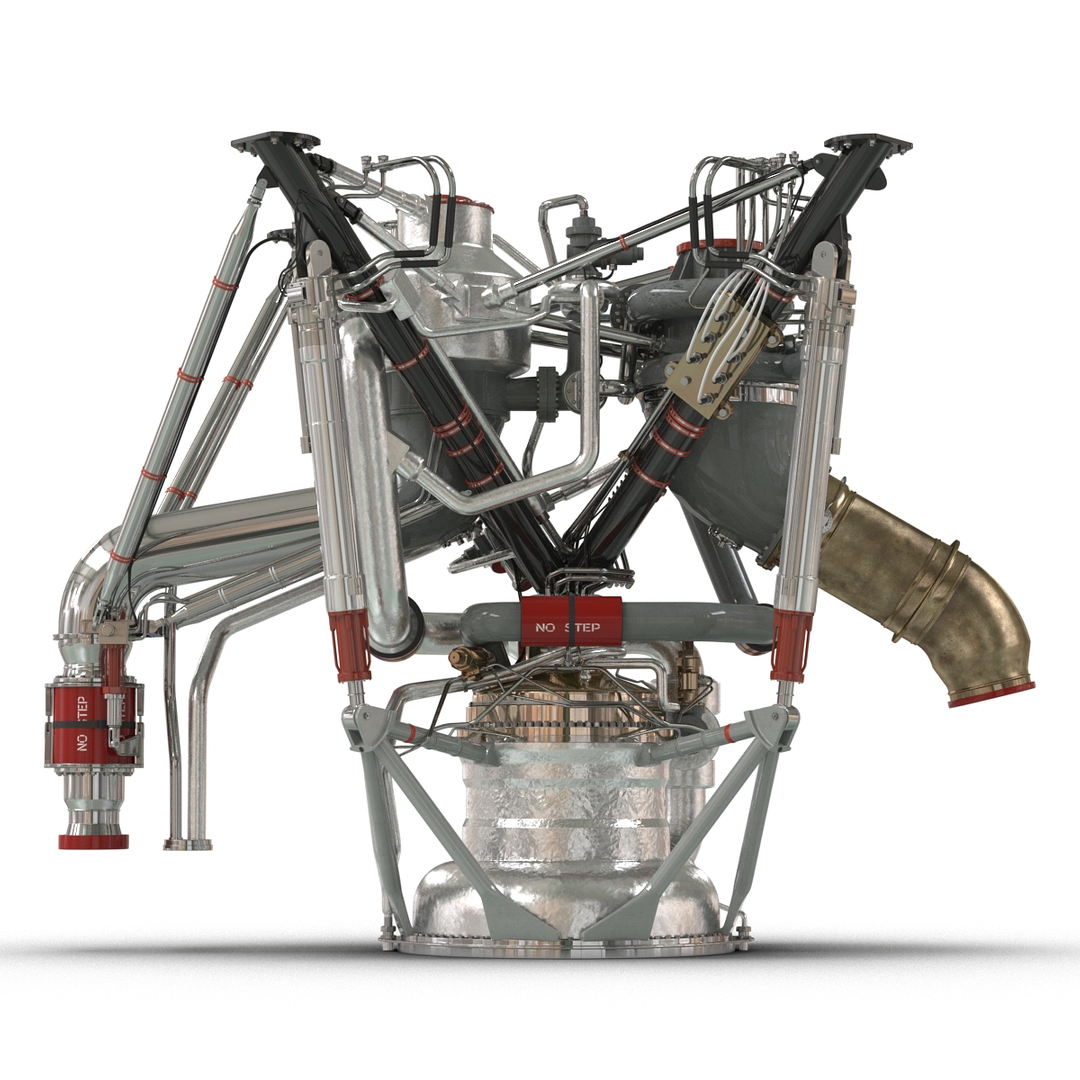 Rs-68 Rocket Engine 3d C4d