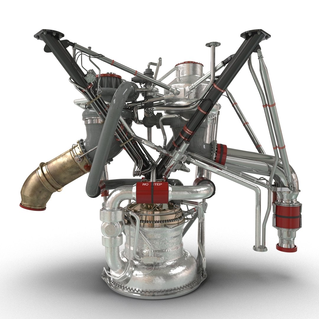 Rs-68 Rocket Engine 3d C4d