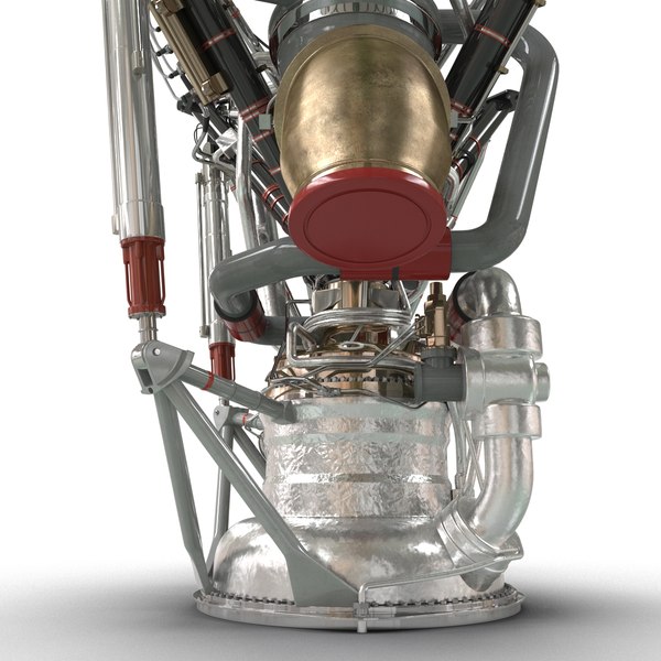 rs-68 rocket engine 3d c4d