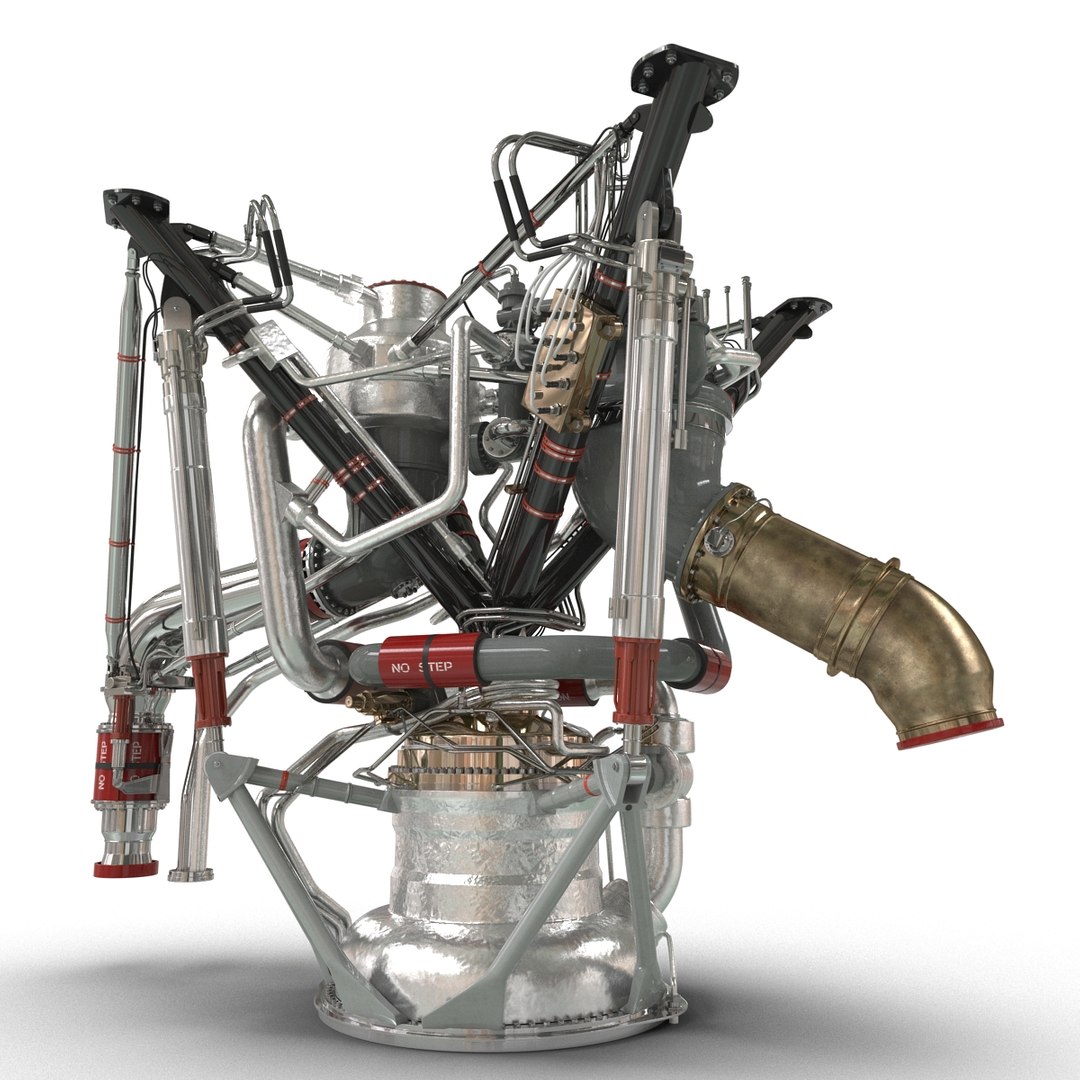 Rs-68 Rocket Engine 3d C4d