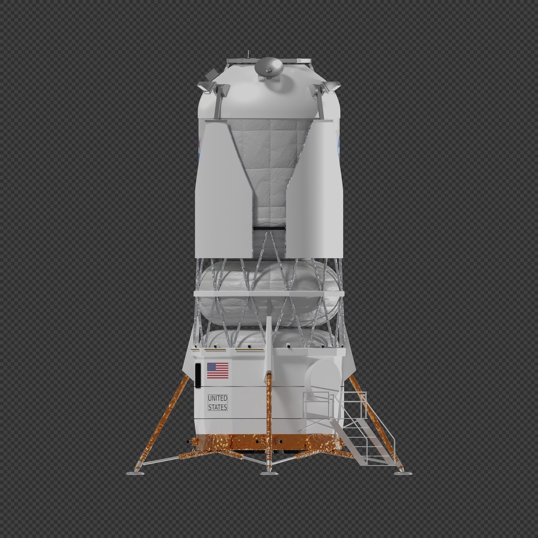 Blue Moon Human Landing System Model - TurboSquid 2182341