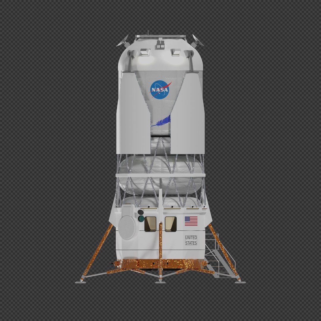 Blue Moon Human Landing System Model - TurboSquid 2182341