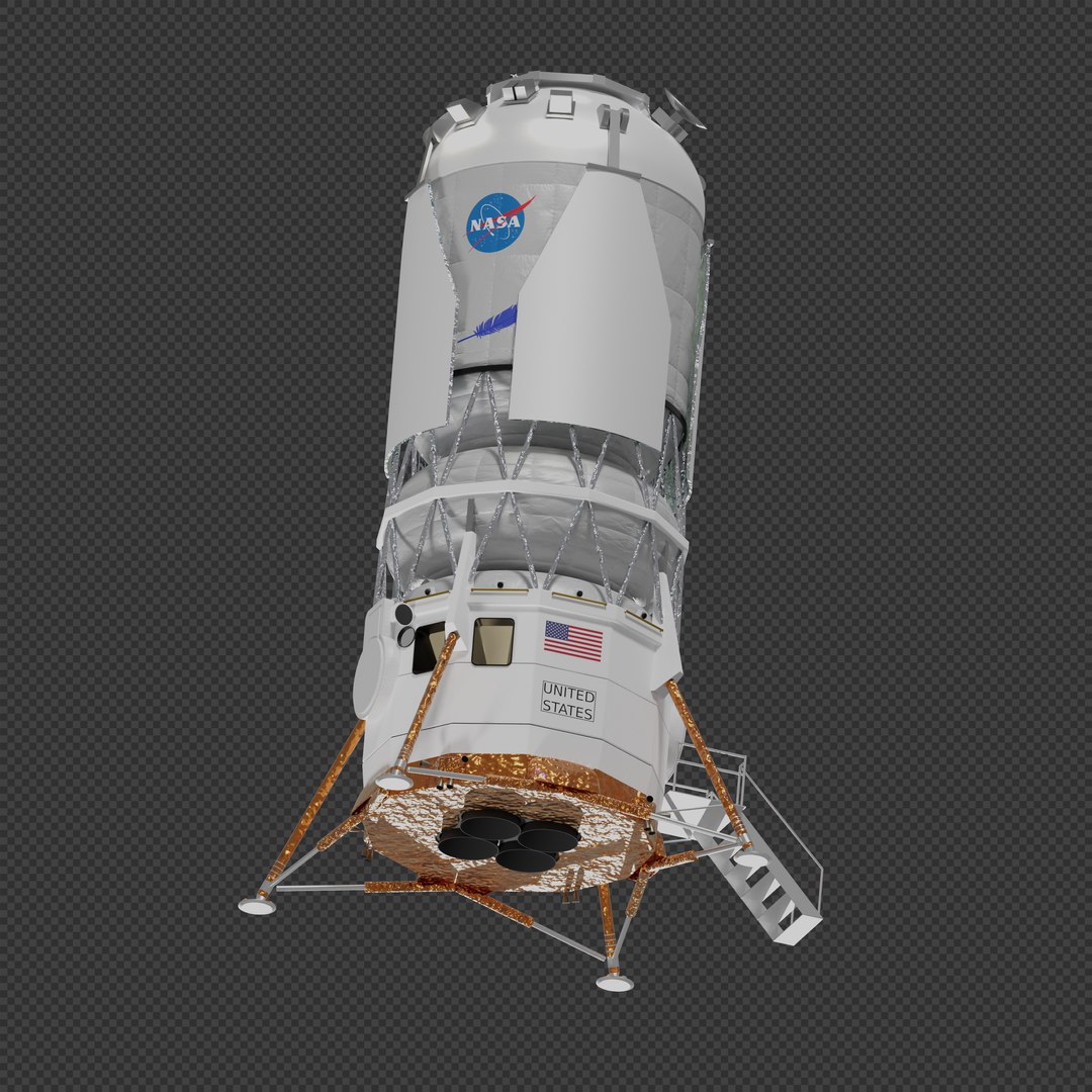 Blue Moon Human Landing System Model - TurboSquid 2182341