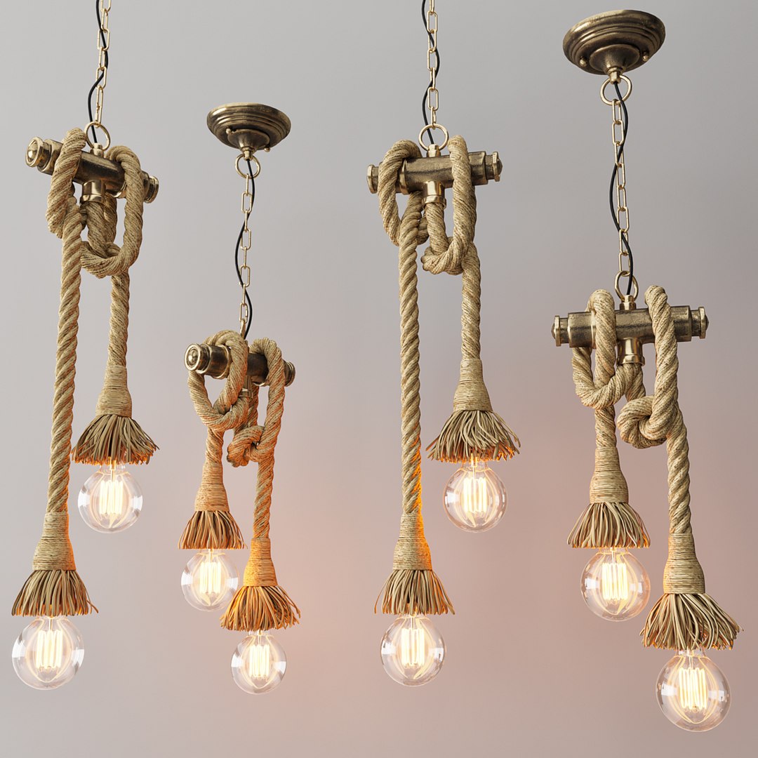 3D Model Loft Lamp Style 2 - TurboSquid 1342196