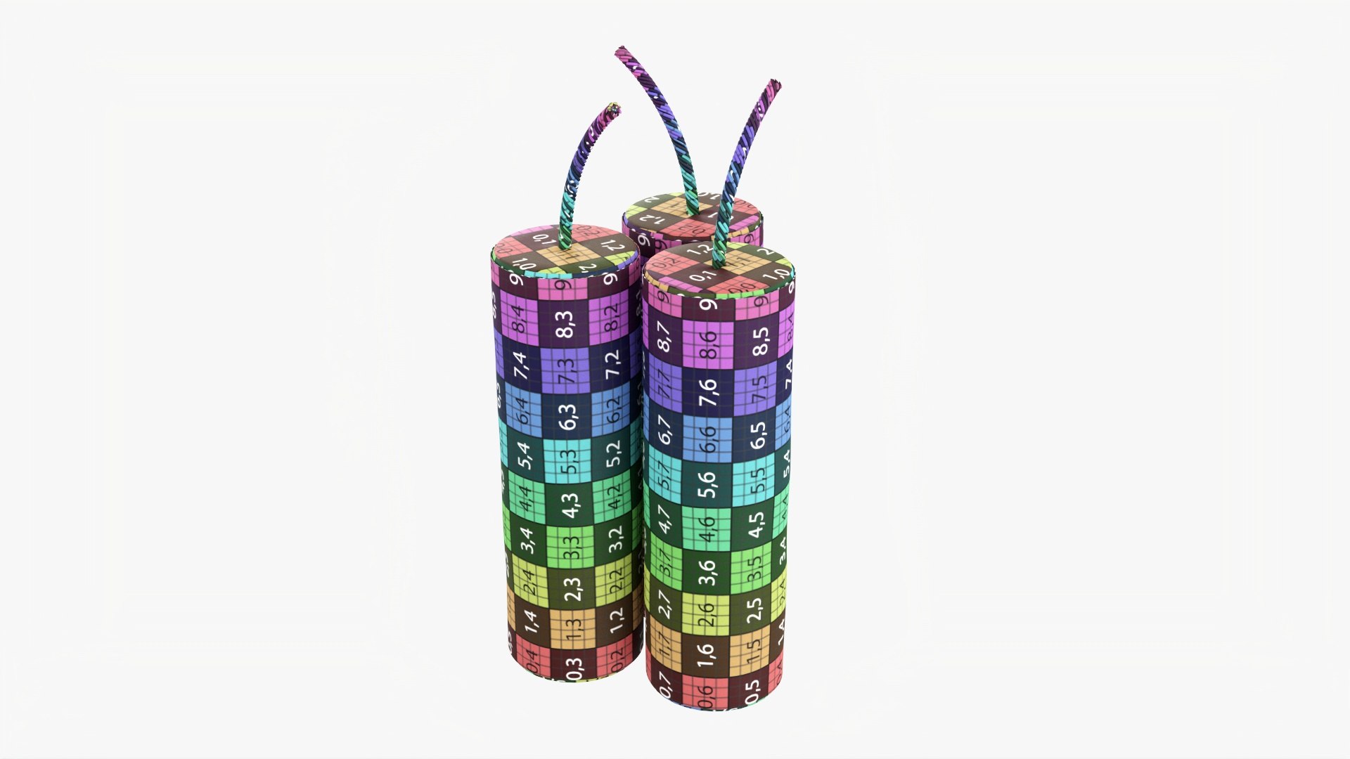3D Fireworks Firecracker 02 Model - TurboSquid 1779818