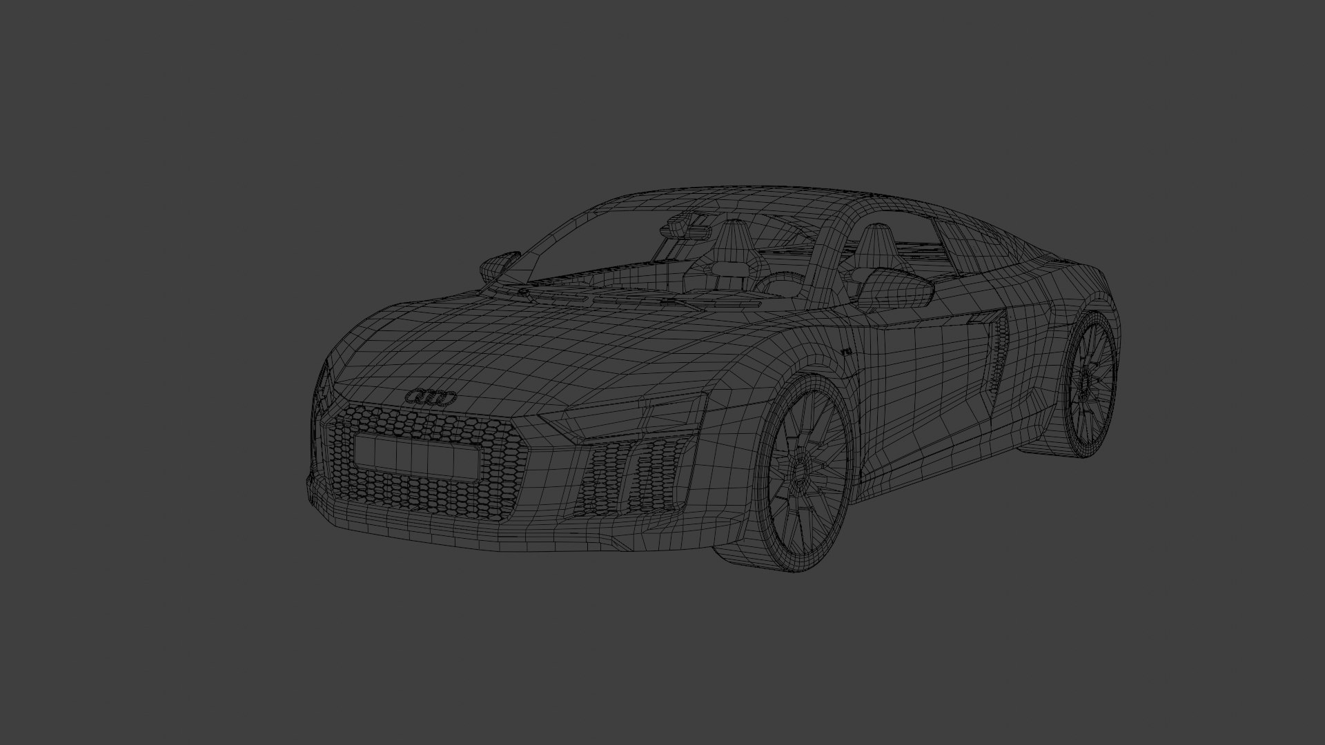 Audi R8 3D Model - TurboSquid 1919434
