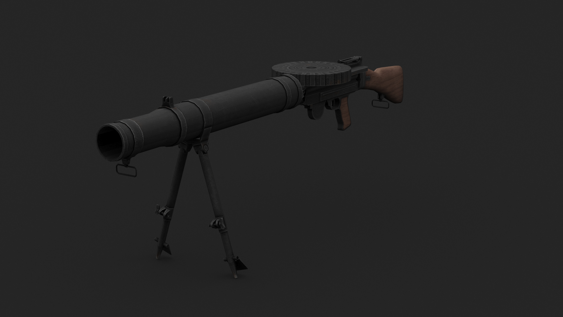Lewis Gun Rifle 3D Model - TurboSquid 1822566