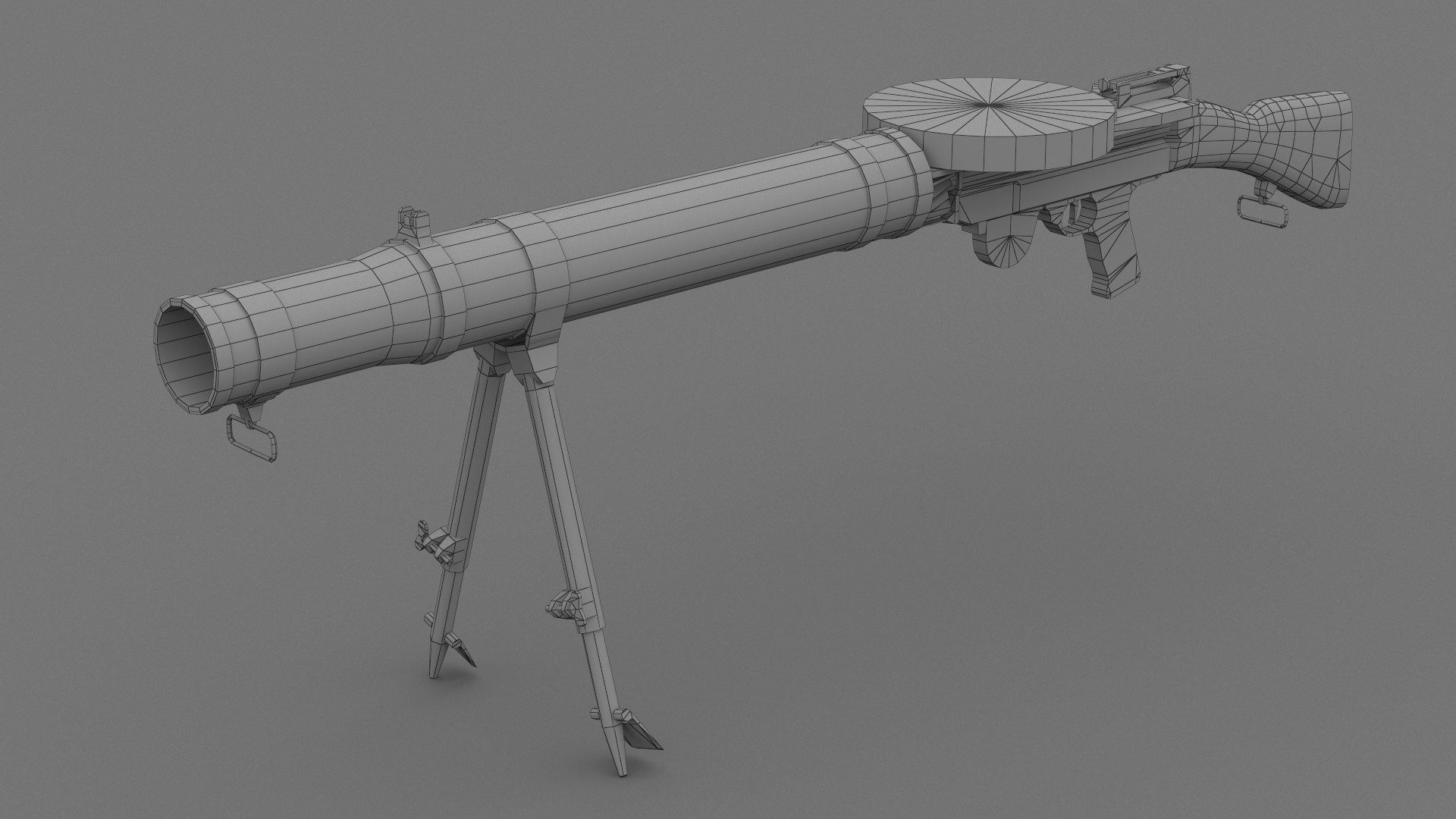 Lewis Gun Rifle 3D Model - TurboSquid 1822566