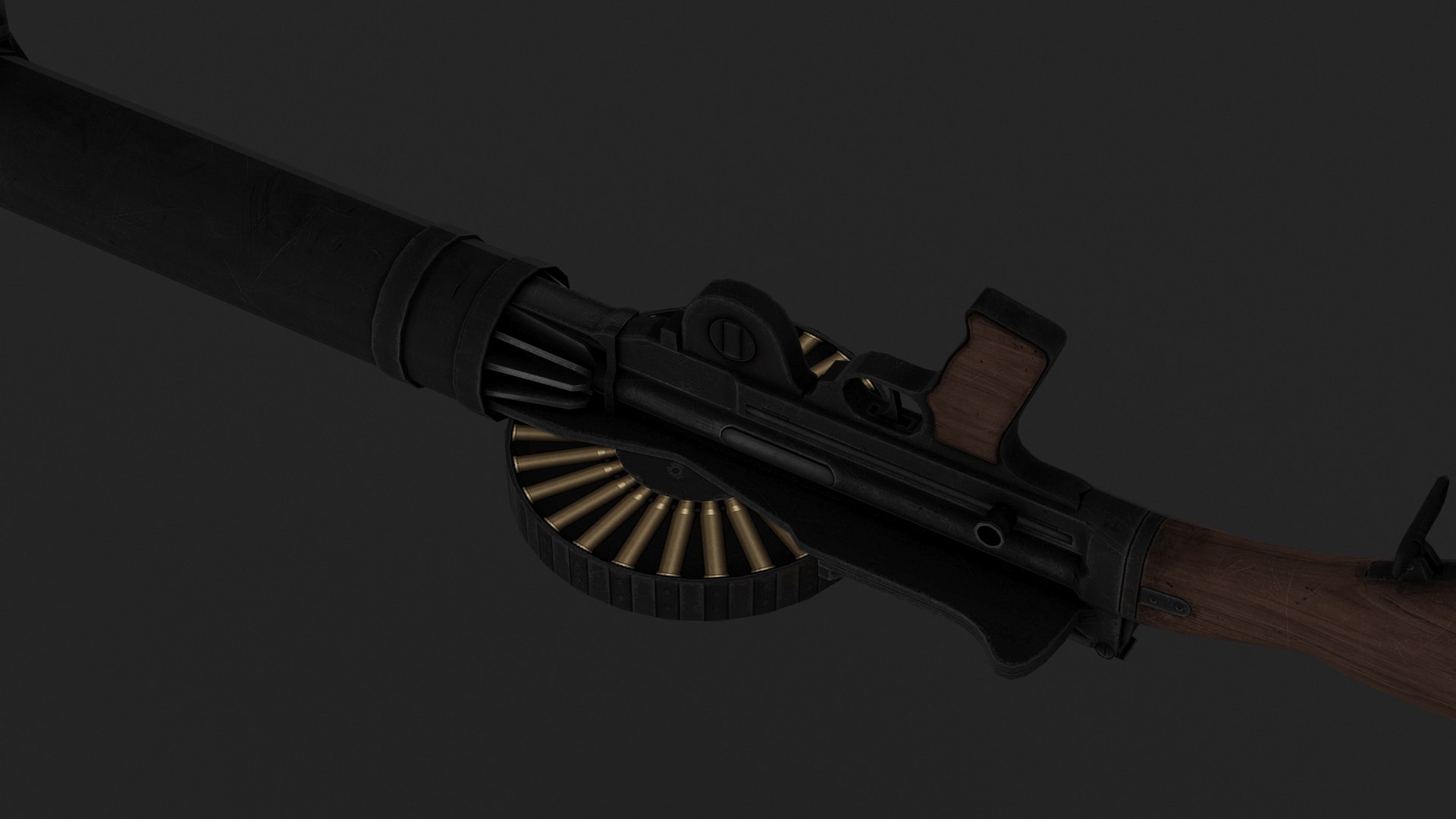 Lewis Gun Rifle 3D Model - TurboSquid 1822566