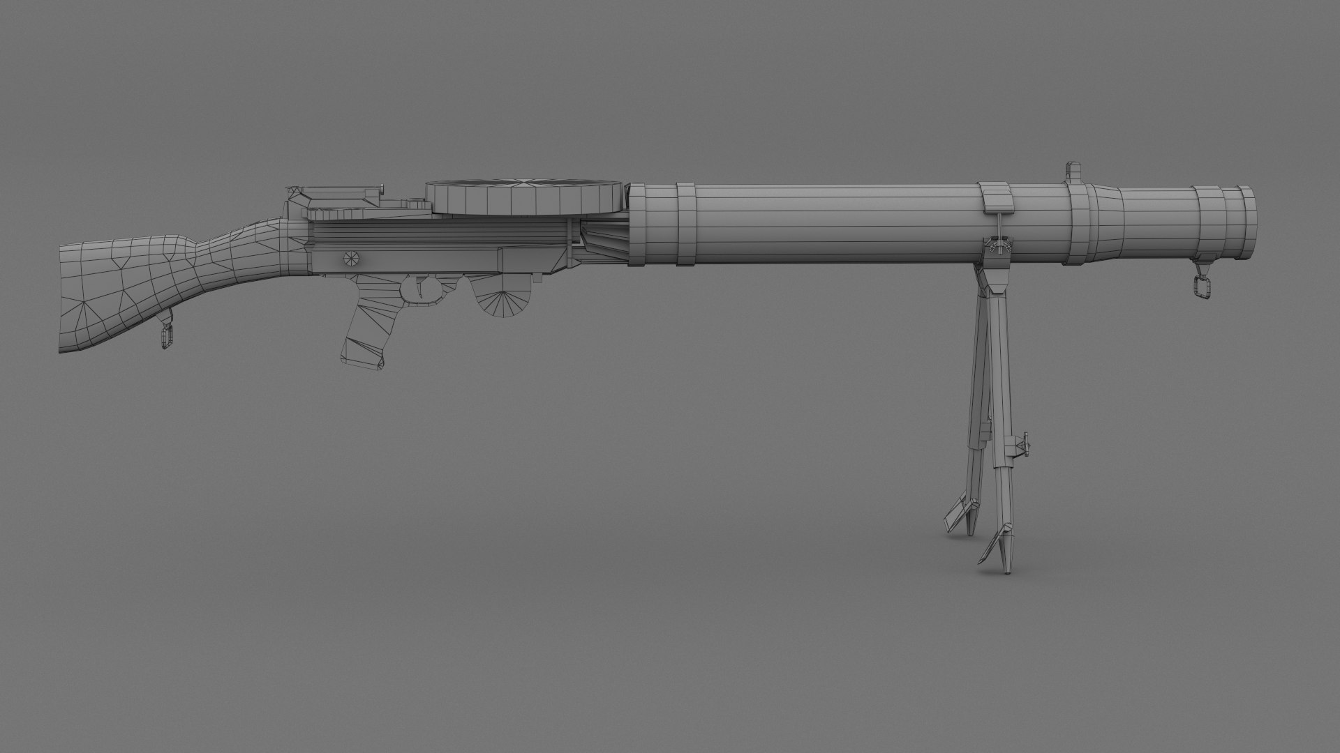 Lewis Gun Rifle 3D Model - TurboSquid 1822566