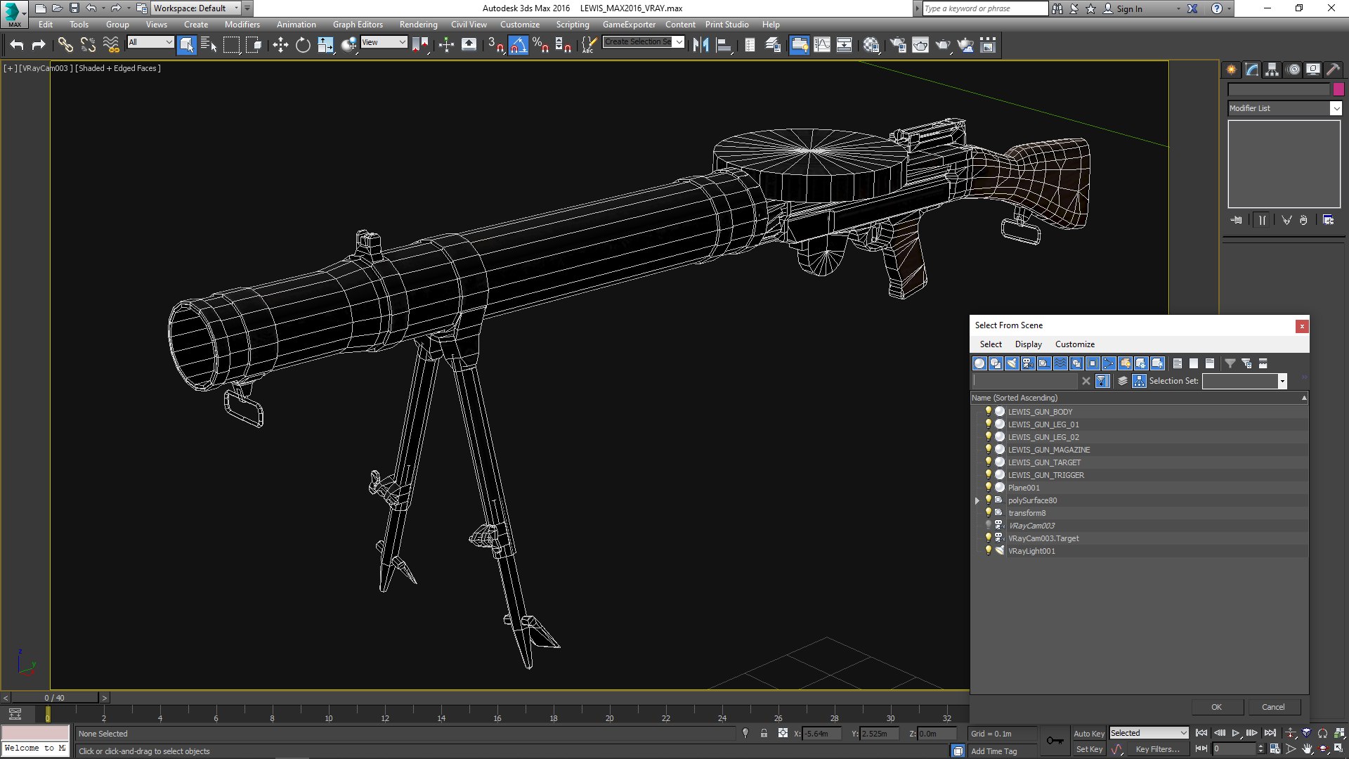 Lewis Gun Rifle 3D Model - TurboSquid 1822566