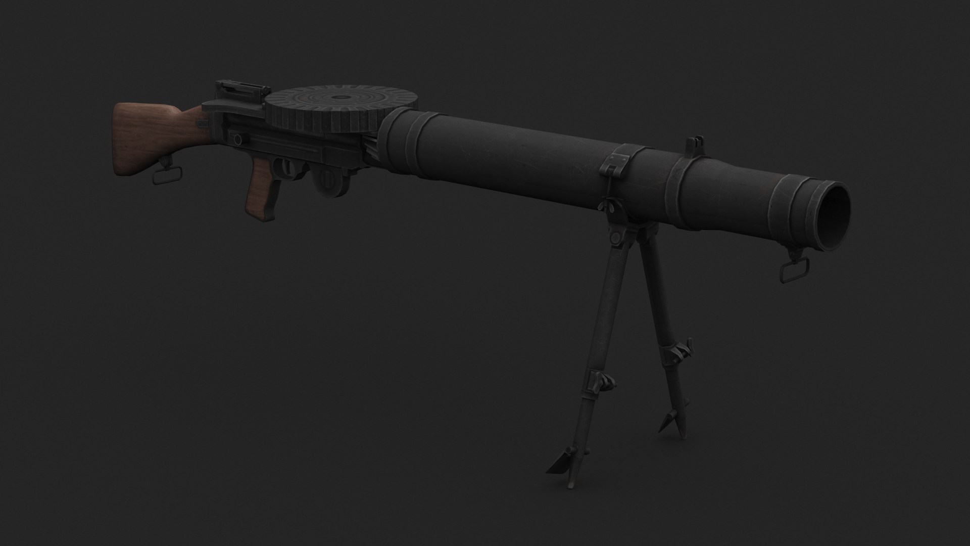 Lewis Gun Rifle 3D Model - TurboSquid 1822566