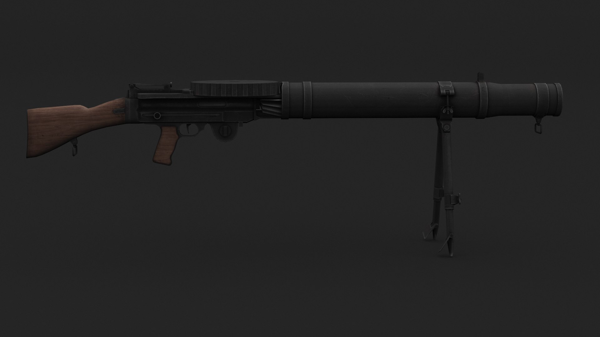 Lewis Gun Rifle 3D Model - TurboSquid 1822566