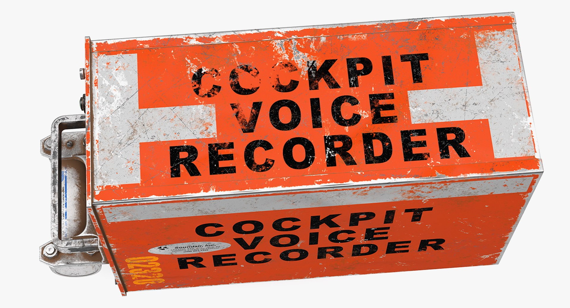 Black Box Recorder Crashed Model - TurboSquid 1428911