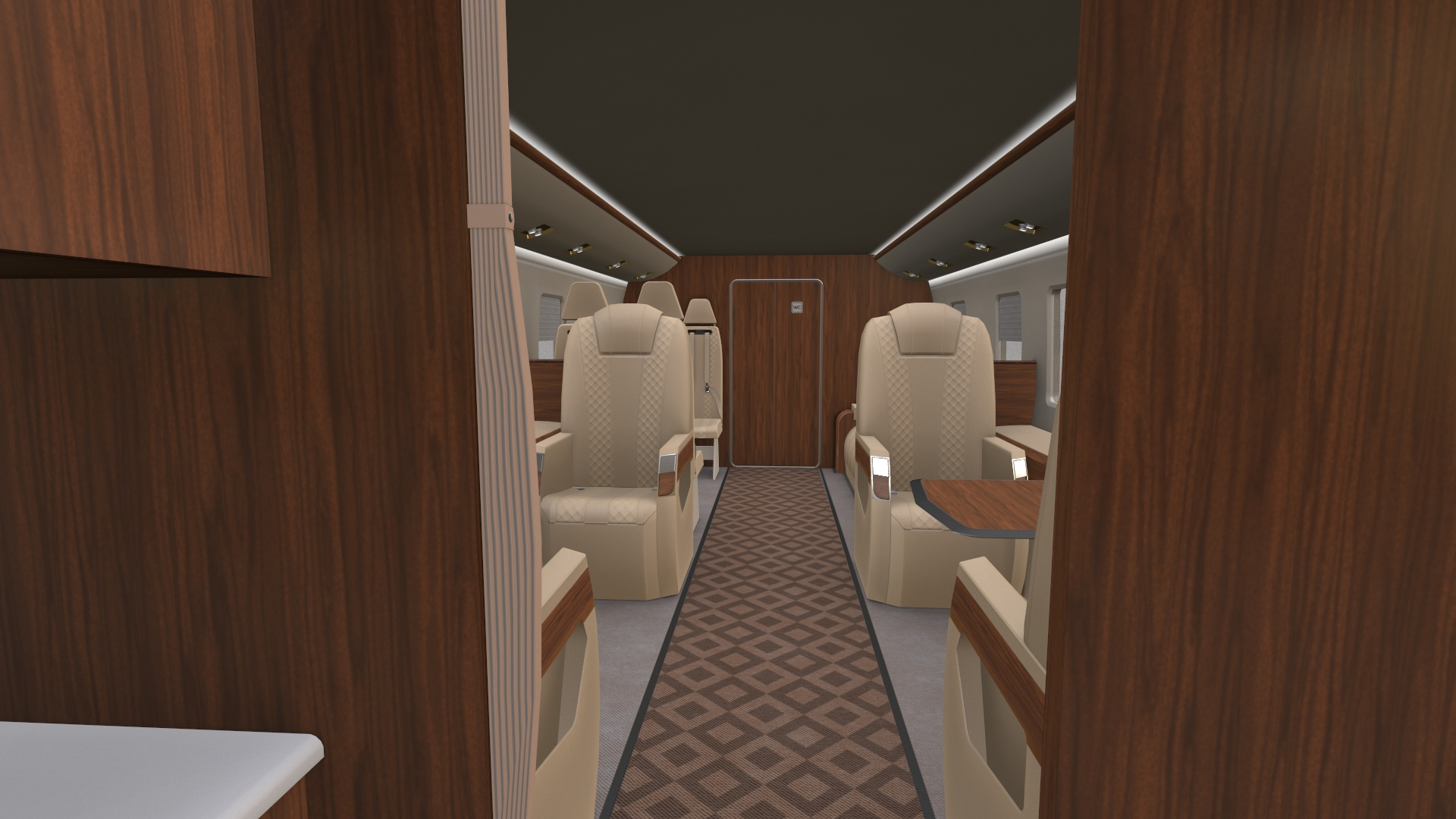 Mi-8 Mi-17 VIP Interior 3D - TurboSquid 1805489