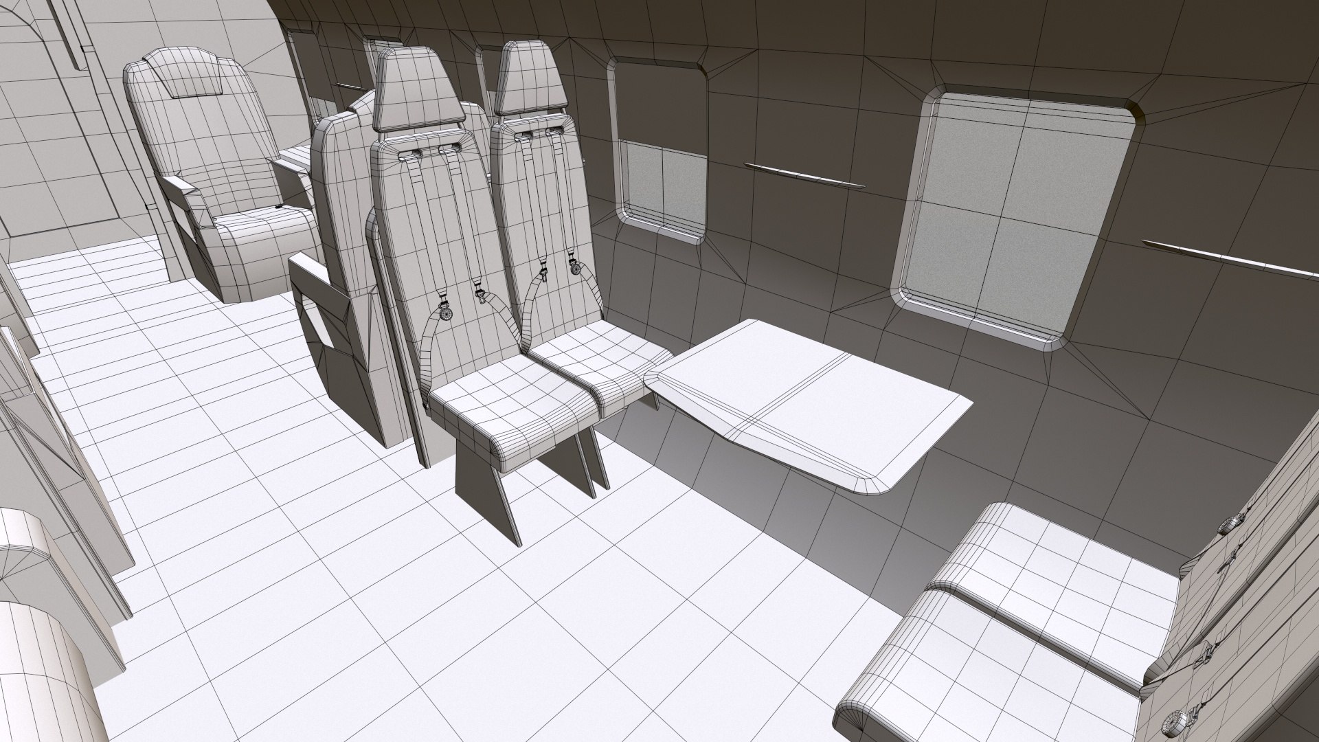 Mi-8 Mi-17 VIP Interior 3D - TurboSquid 1805489