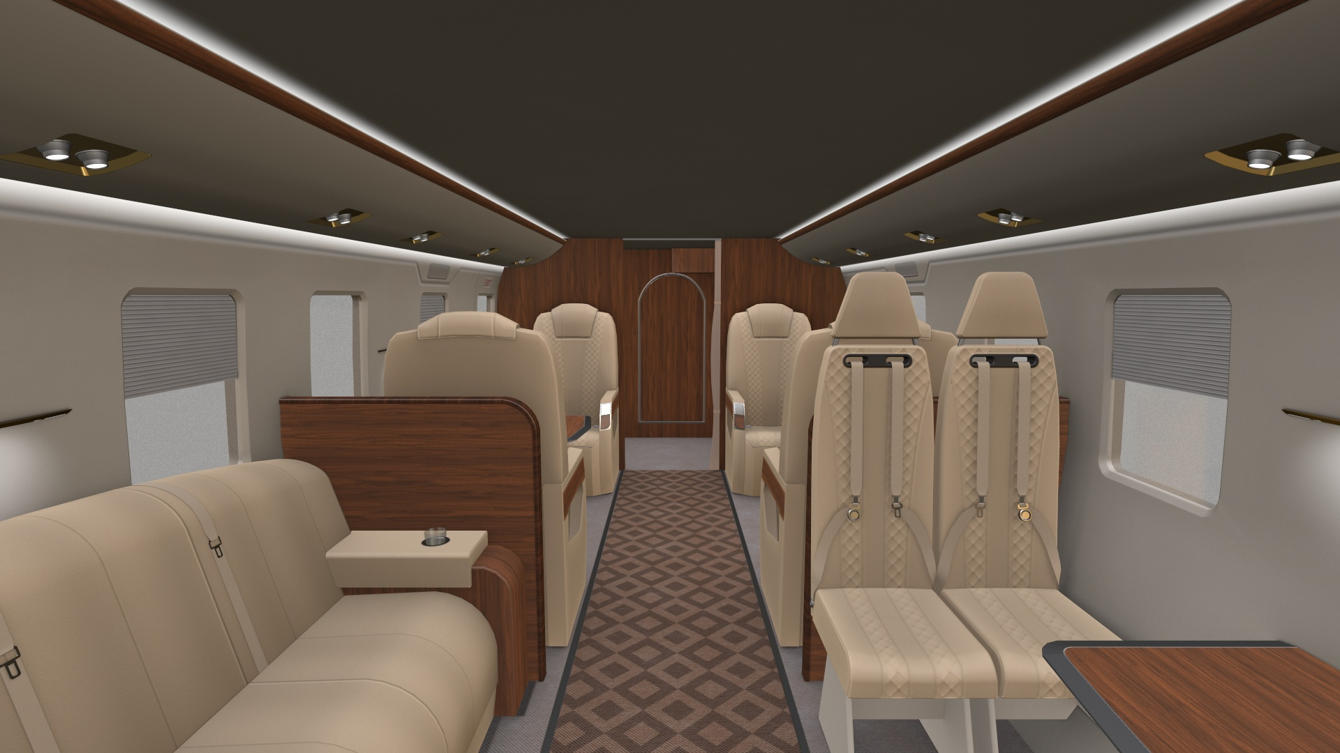 Mi-8 Mi-17 VIP Interior 3D - TurboSquid 1805489