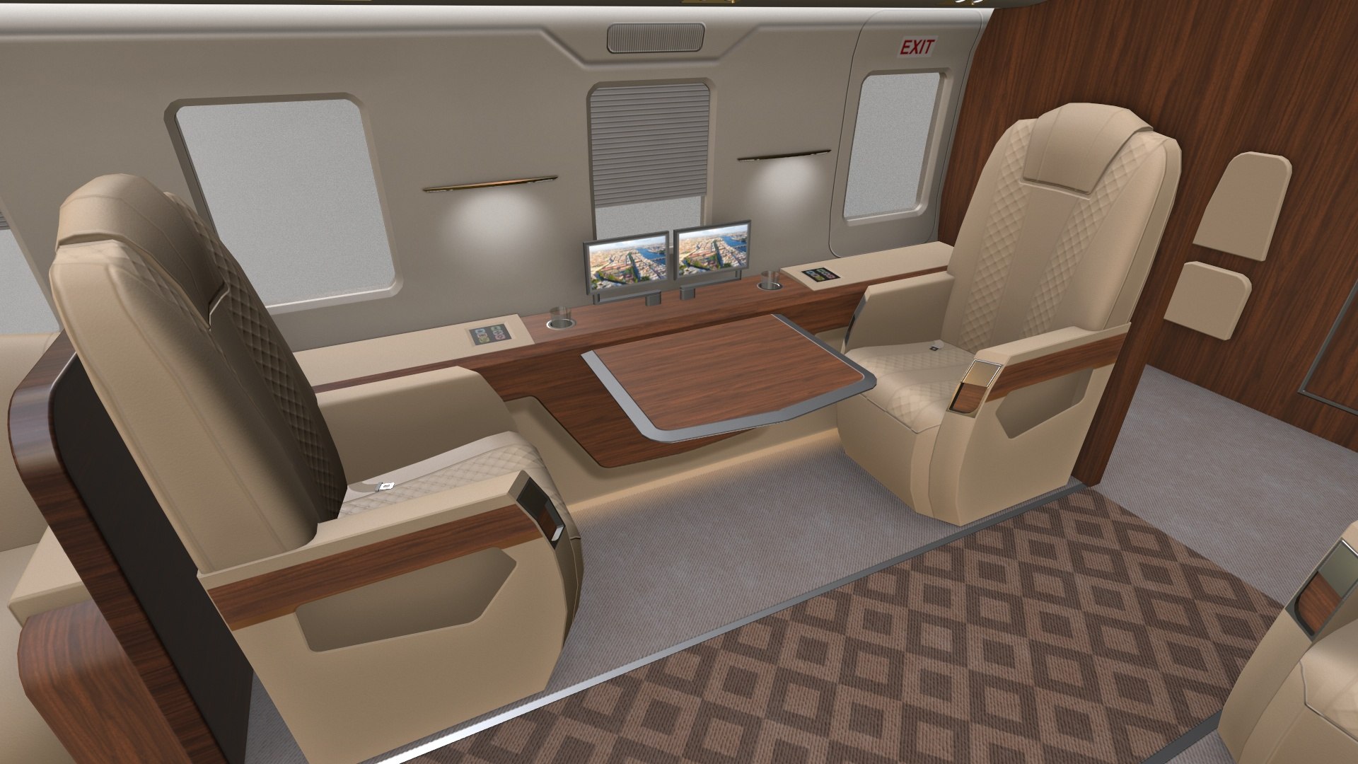 Mi-8 Mi-17 VIP Interior 3D - TurboSquid 1805489