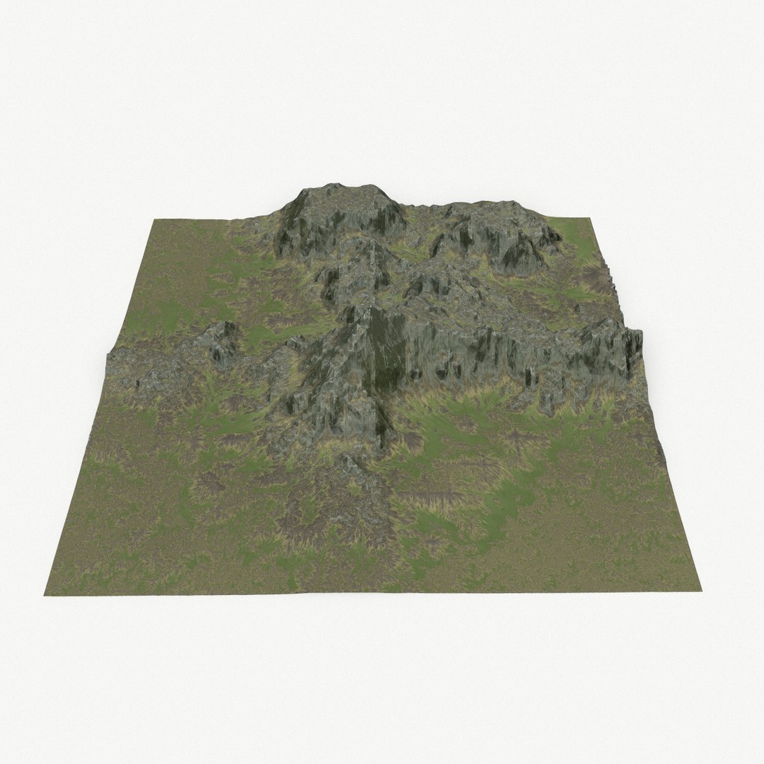 Terrain 3D model - TurboSquid 1965062