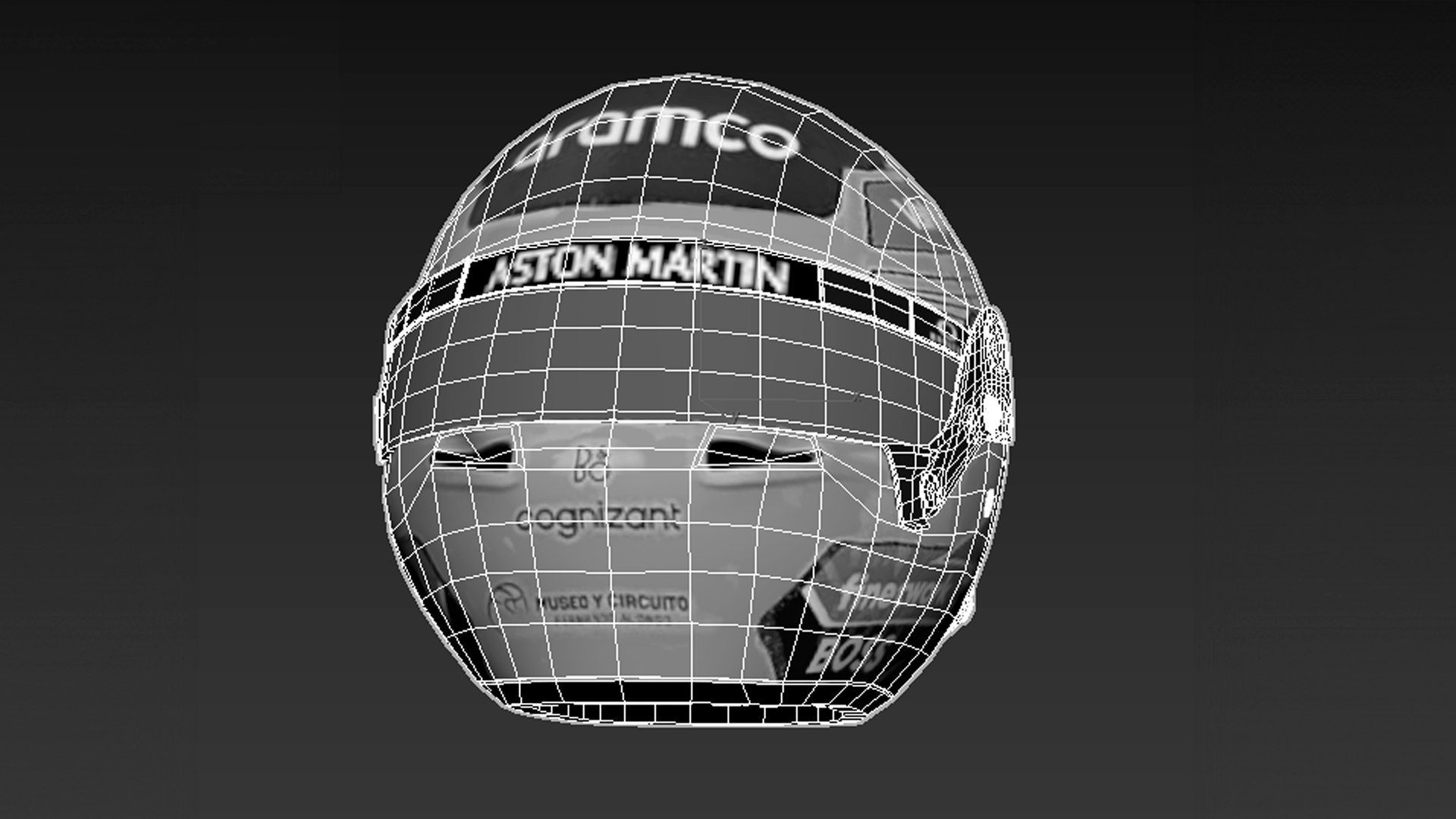 Helmet Fernando Alonso Pbr 3D Model - TurboSquid 2270781