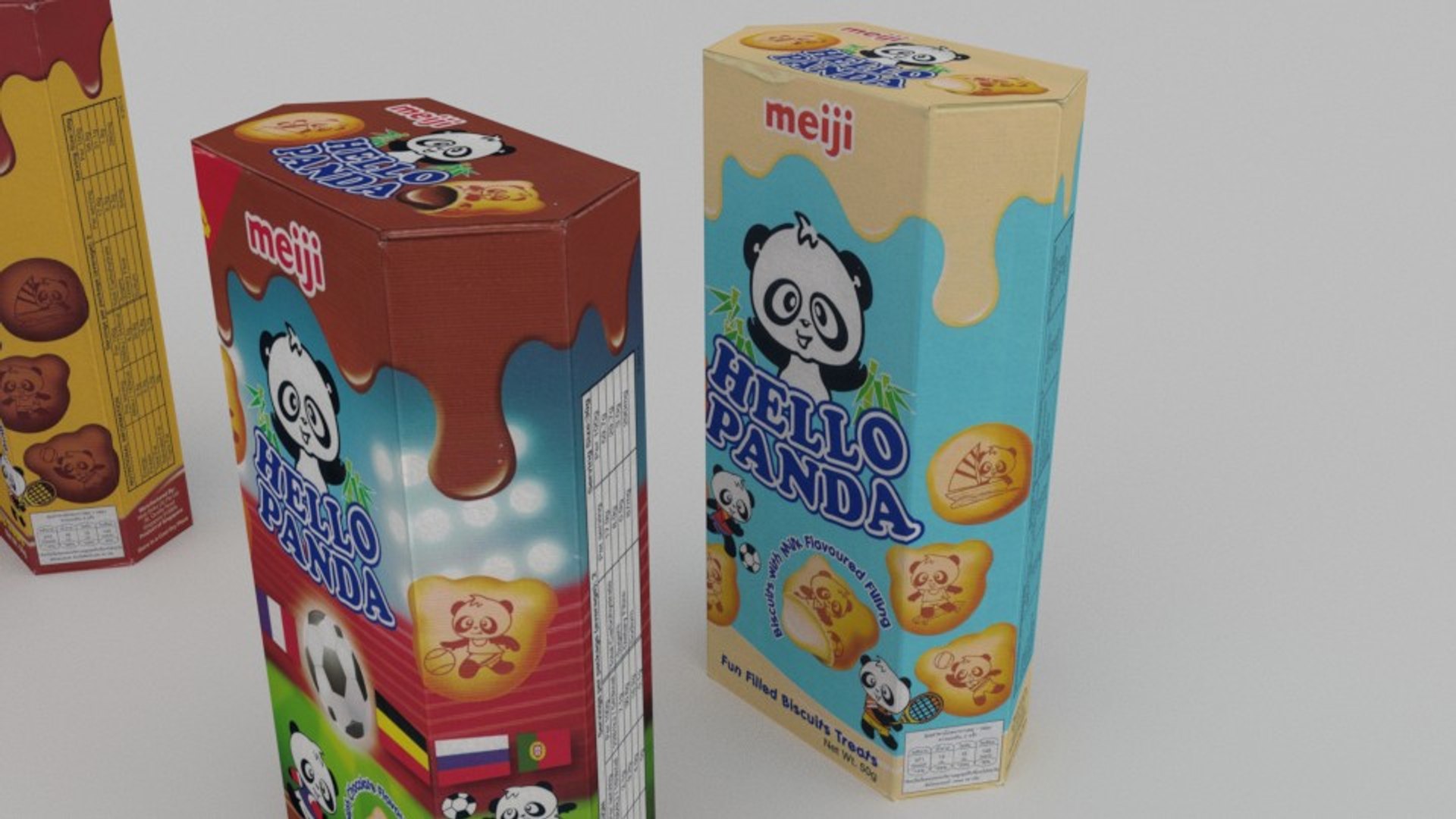 3d Meiji Hello Panda Snack