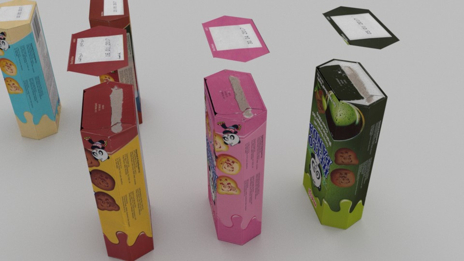 3d Meiji Hello Panda Snack