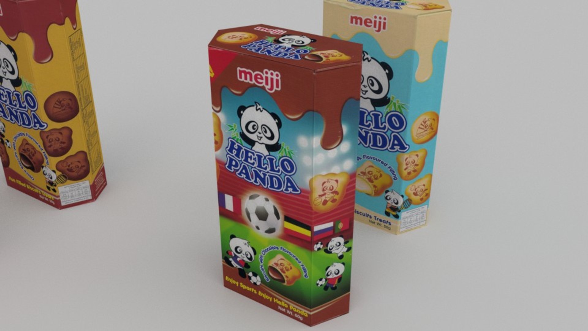 3d Meiji Hello Panda Snack