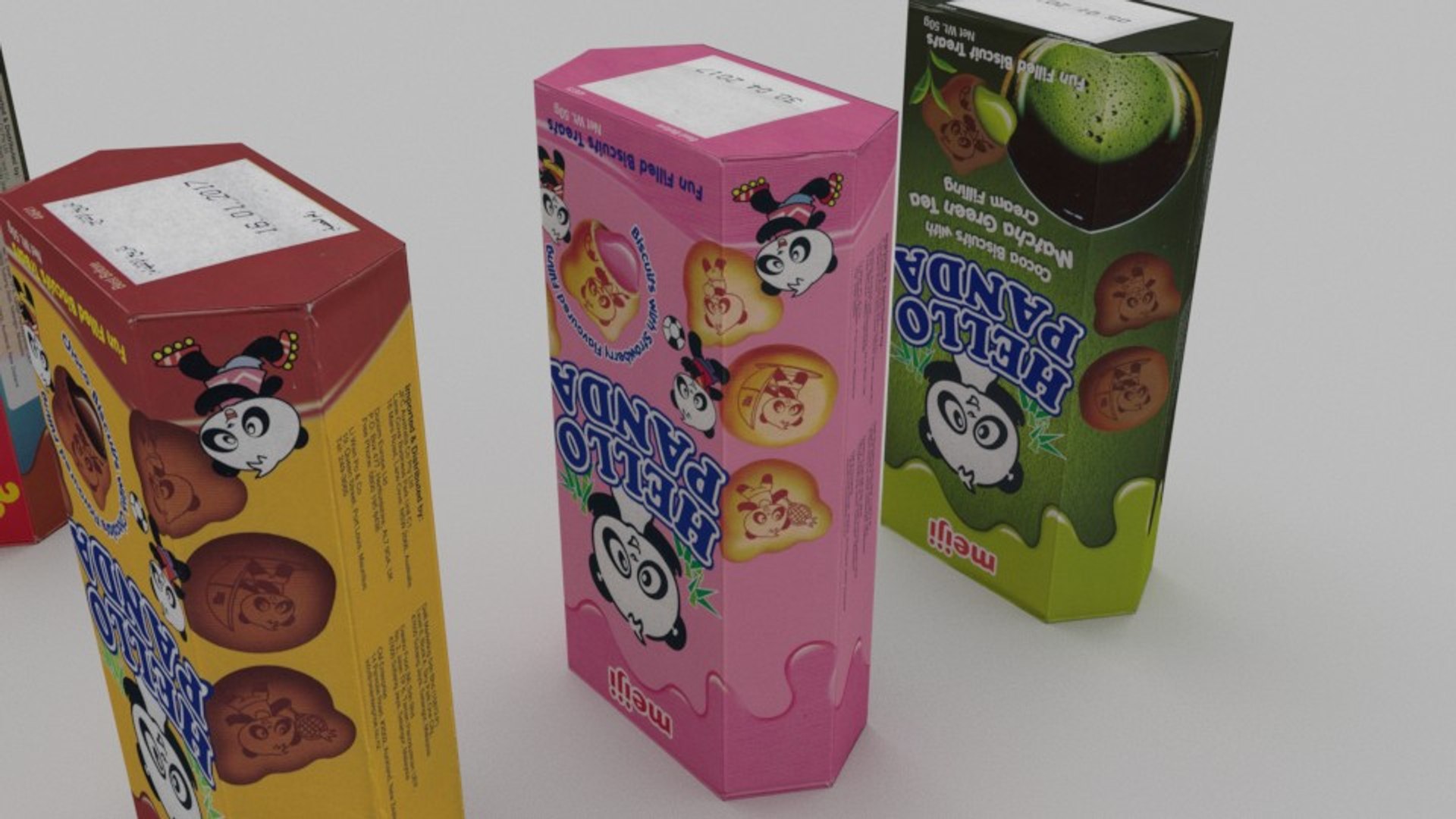 3d Meiji Hello Panda Snack