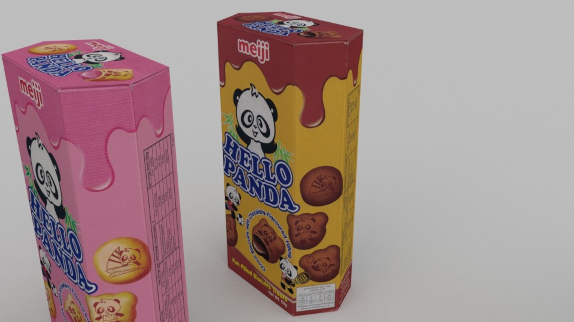 3d Meiji Hello Panda Snack