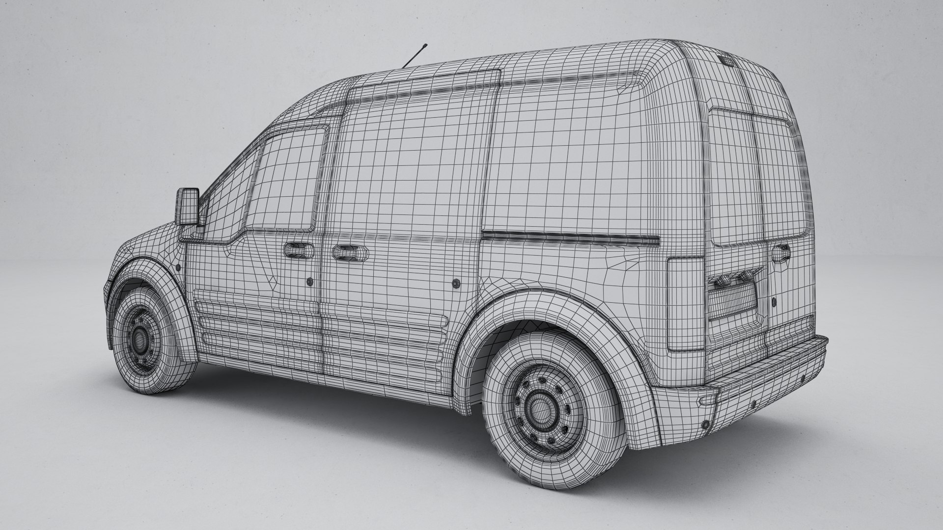 3D Generic Cargo Van Model - TurboSquid 1909768