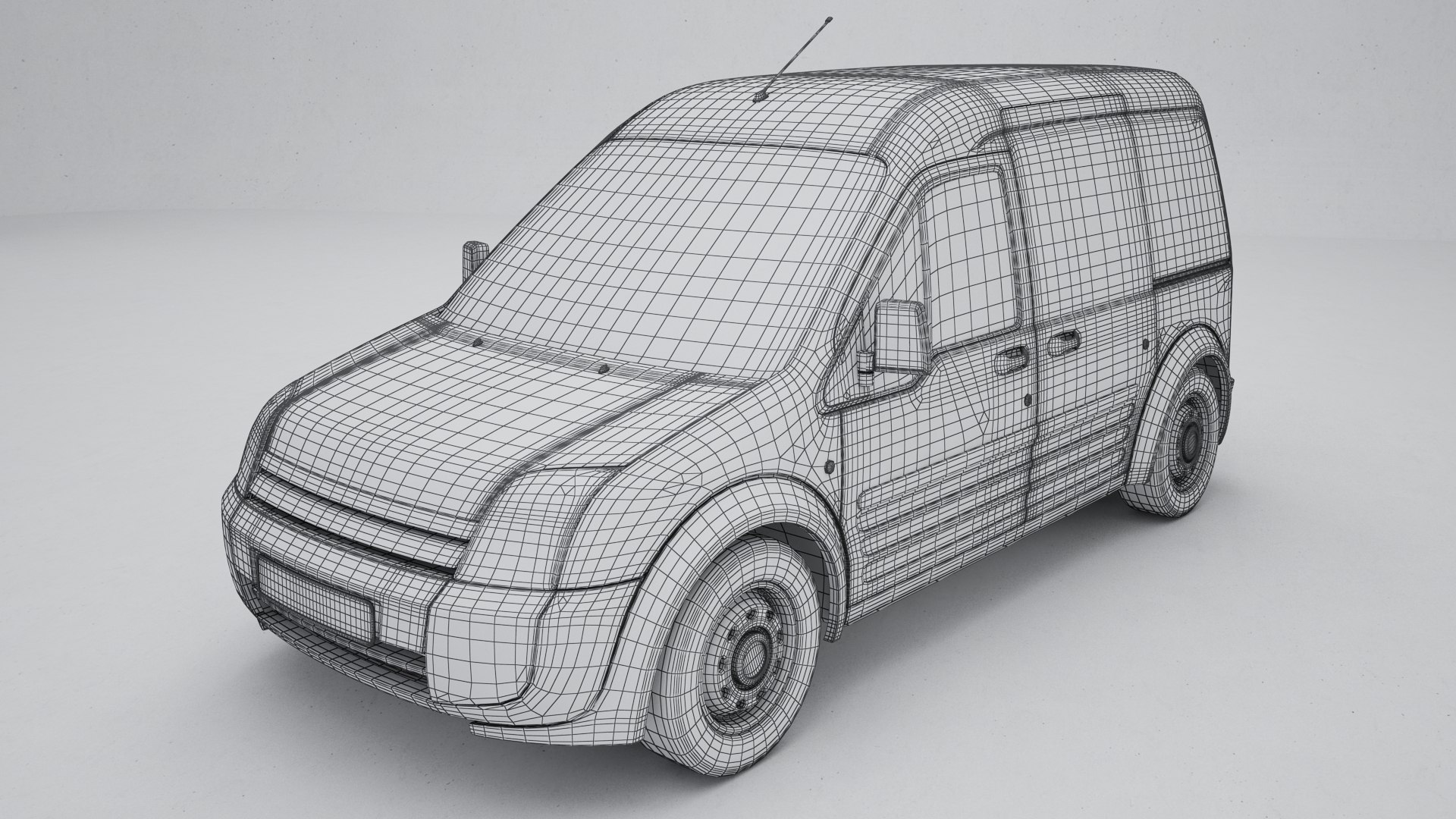 3D Generic Cargo Van Model - TurboSquid 1909768