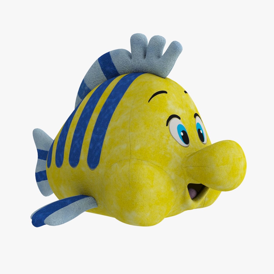 Toy Soft Flounder 3D Model - TurboSquid 1199840
